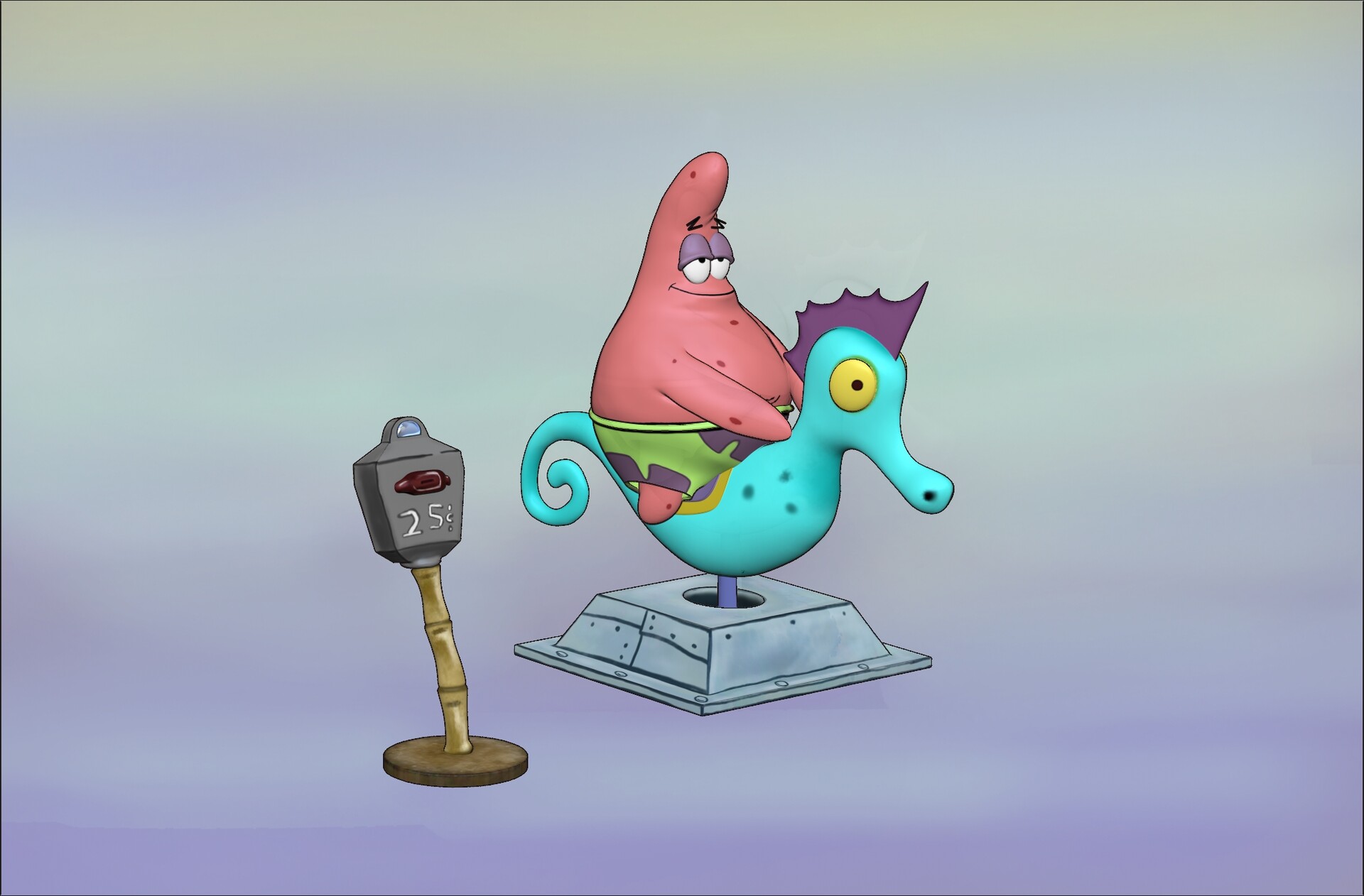 Jovany Cárdenas - Patrick Star - Riding a Seahorse