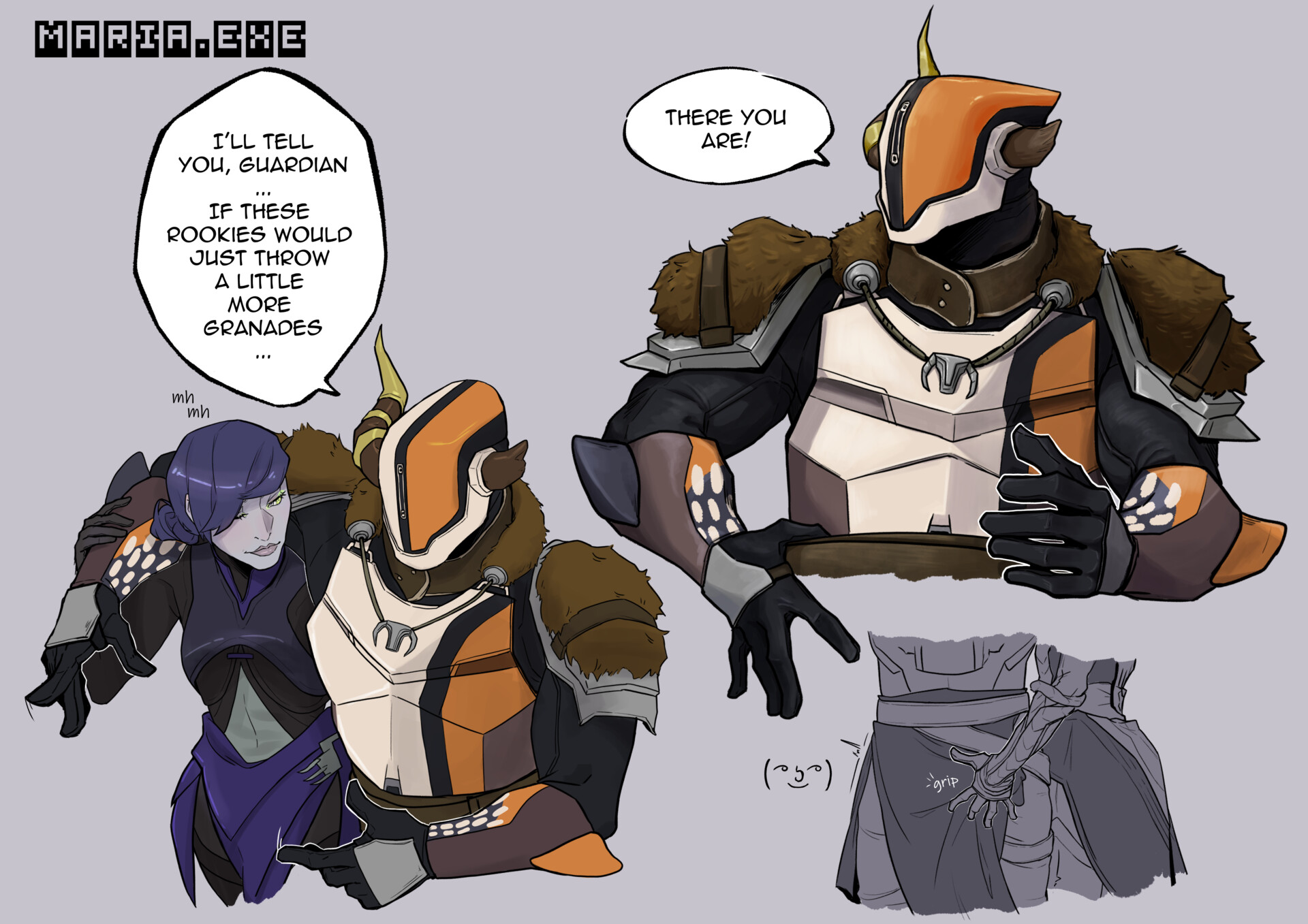 ArtStation - Destiny: Lord Shaxx x Guardian