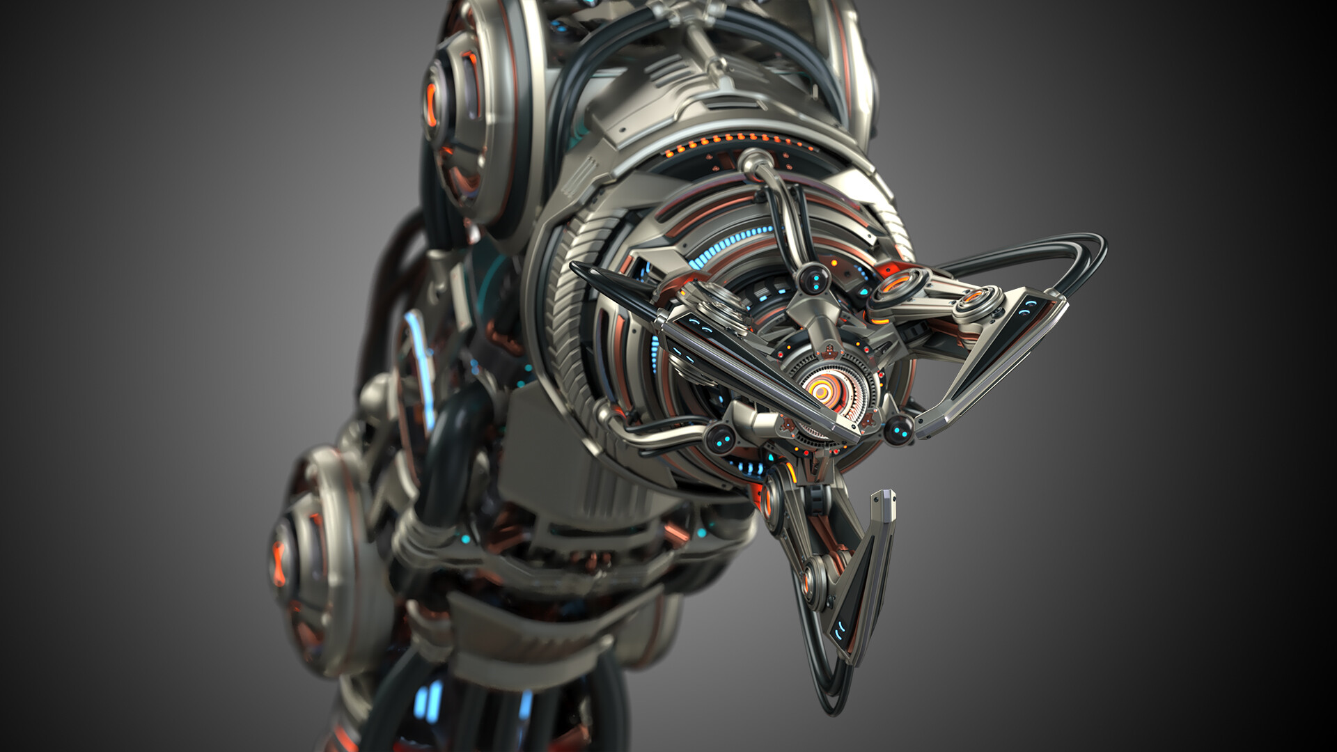 ArtStation - Sci Fi Robot Arm Advanced