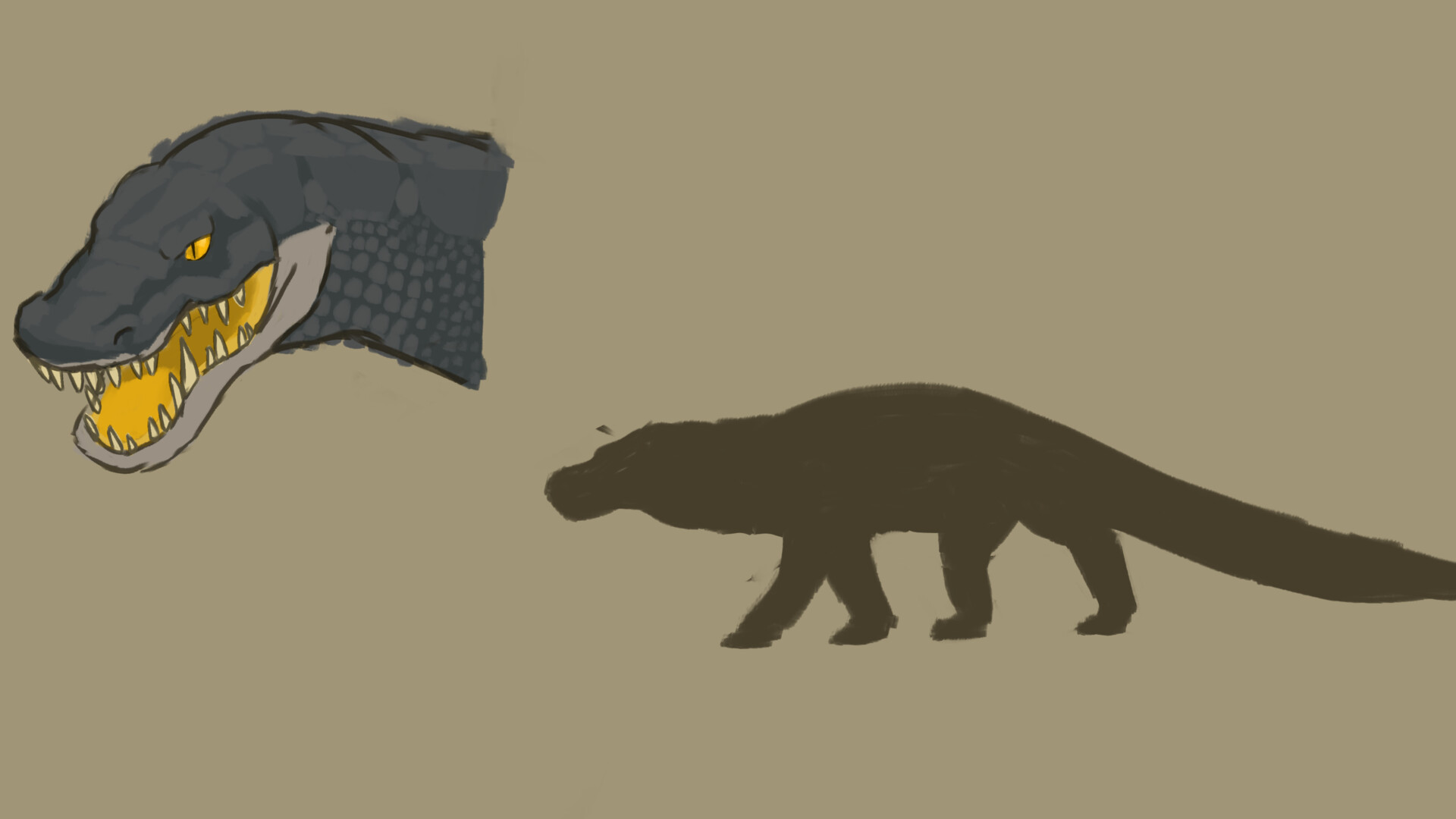 ArtStation - croco for a specevo project