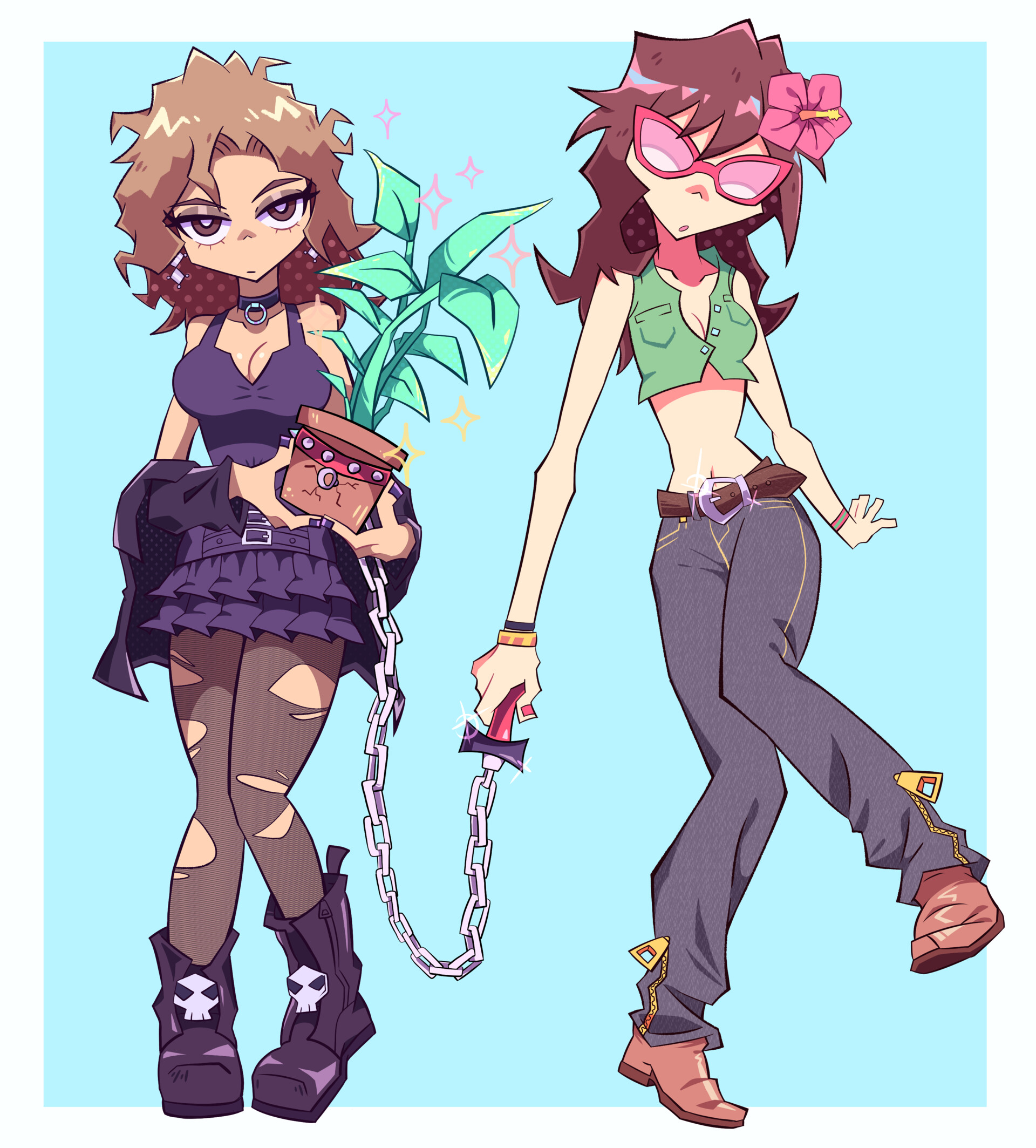 ArtStation - OCs Moriah and Bella