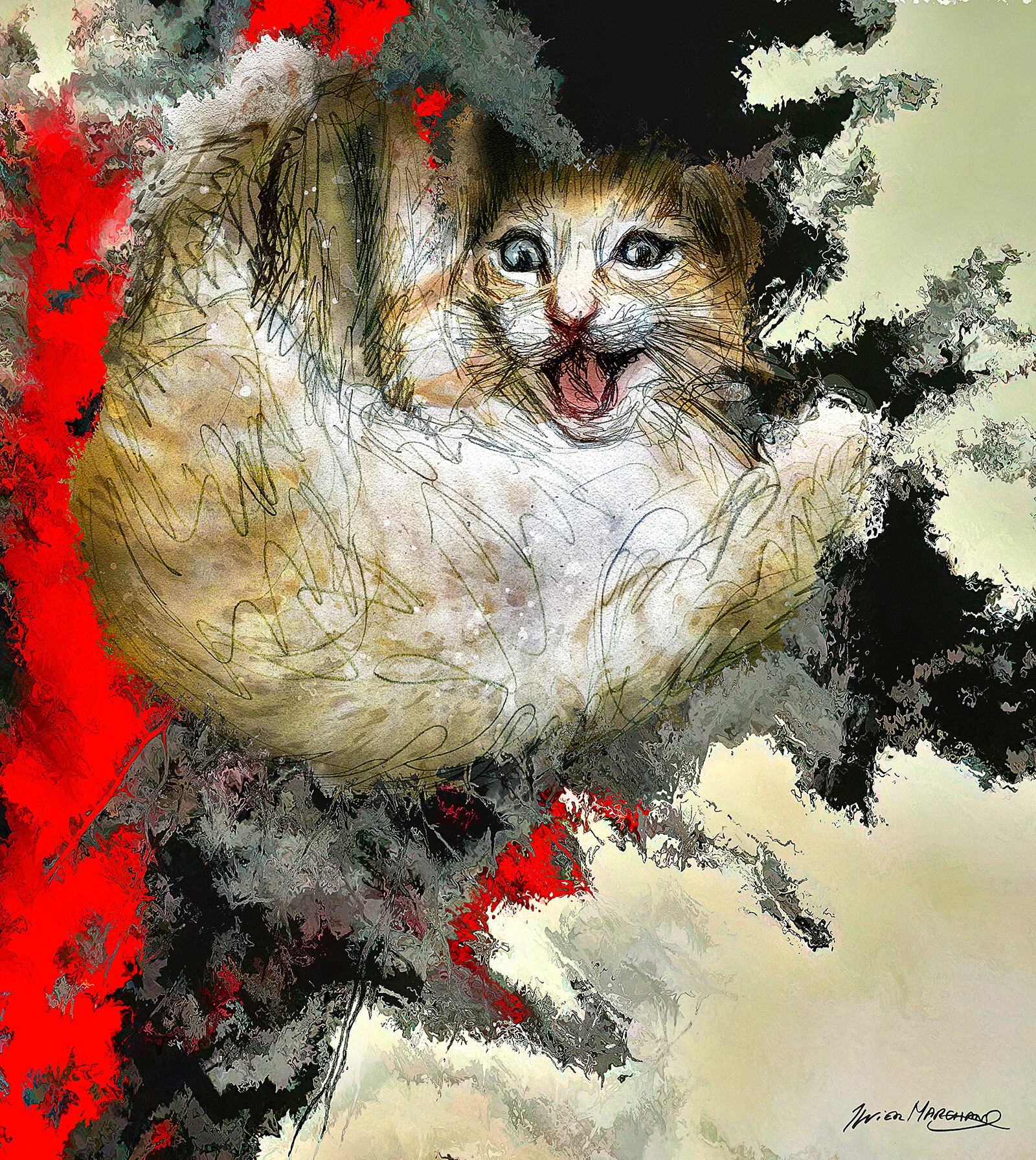 ArtStation - Dans un blond éclair