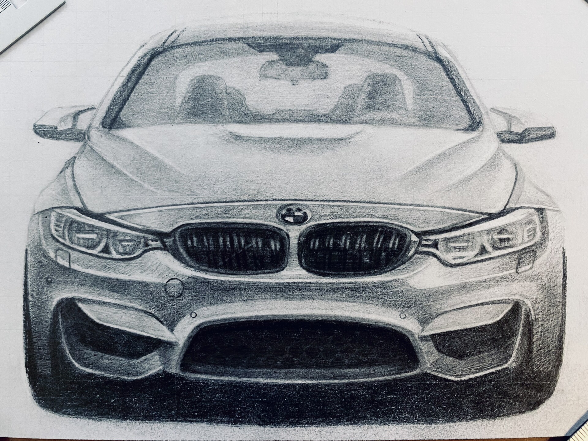 ArtStation - Automotive study drawing