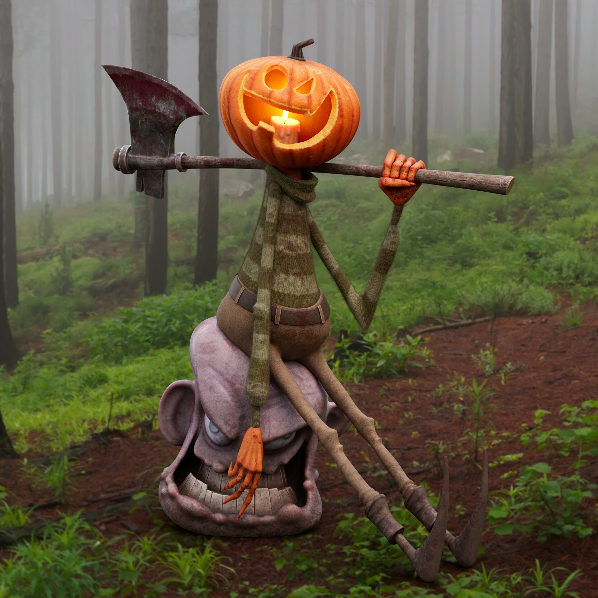 Guillermo Paredes - Mr Jack & Mr Head | Character Art