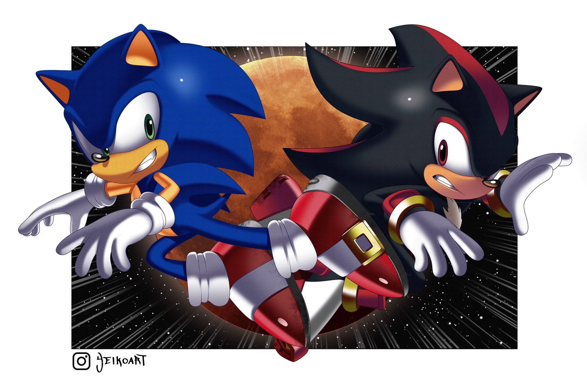 shadow sonic x anime
