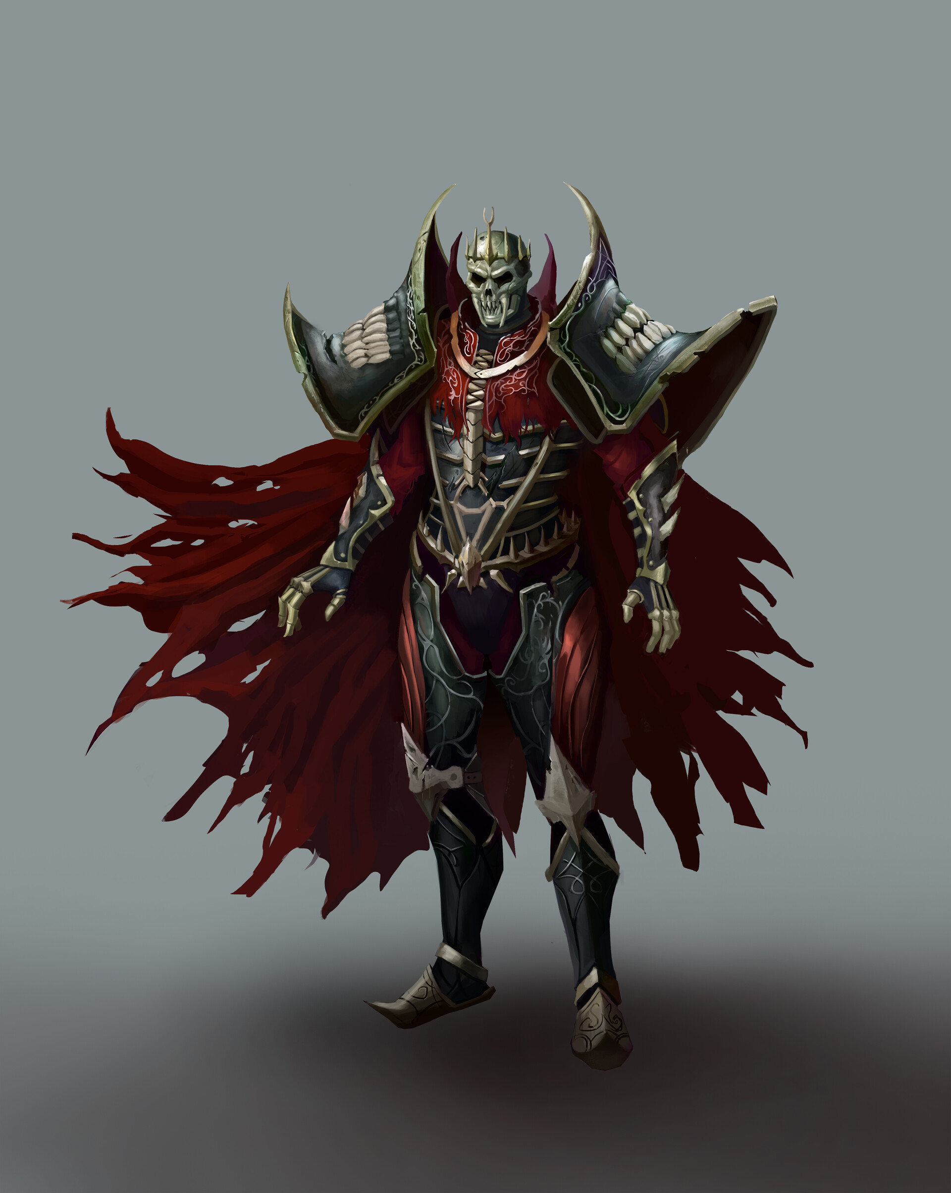 ArtStation - Skull Armor Design