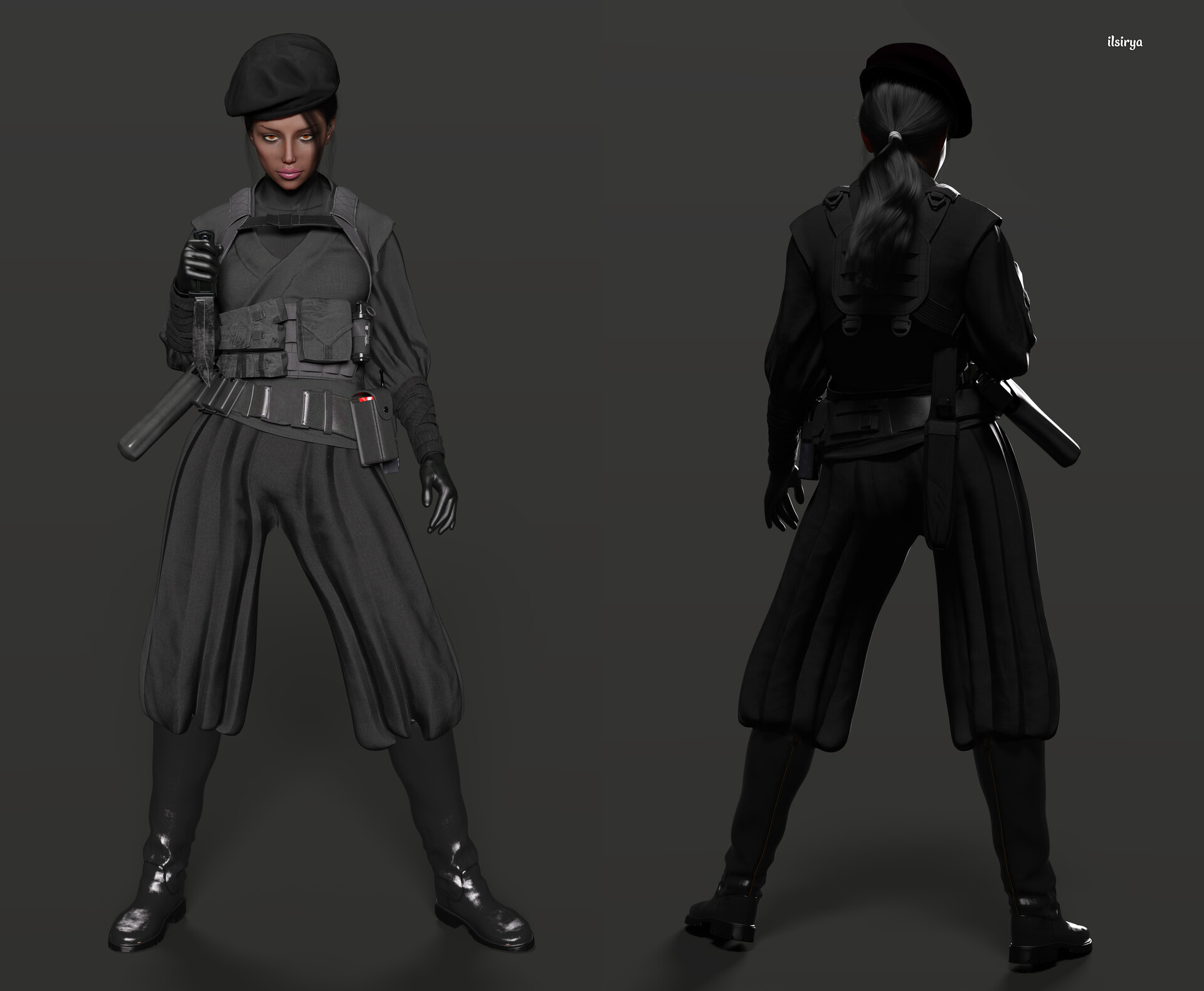 ArtStation - [Commission] Maya Shimon (OC) - concept art