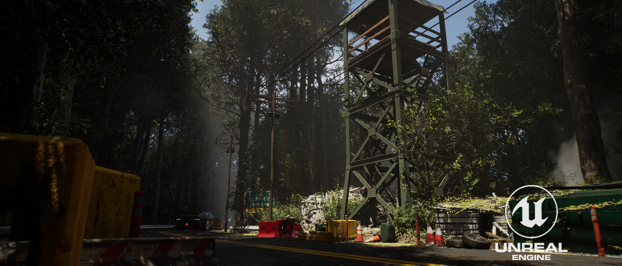 ArtStation - "Forest route"