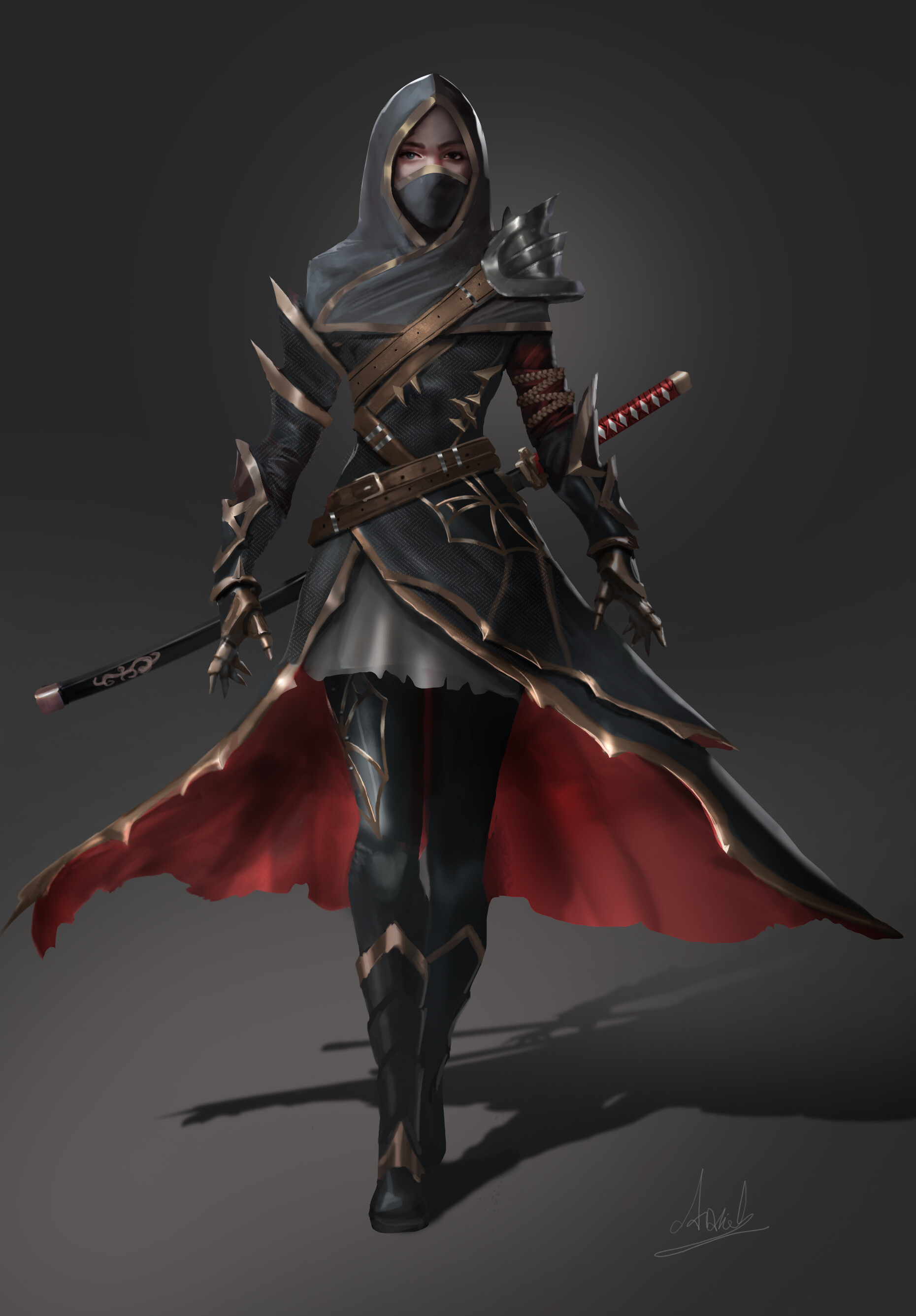 Modern Assassin Concept Art
