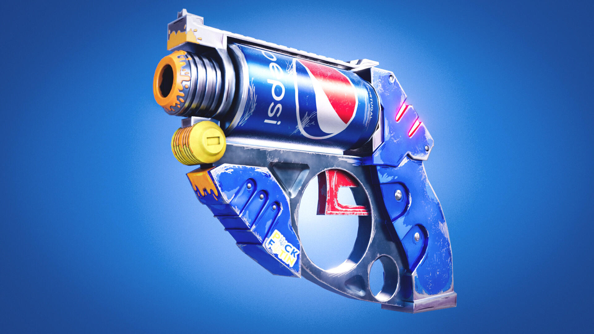 ArtStation - Pepsi Canette Gun