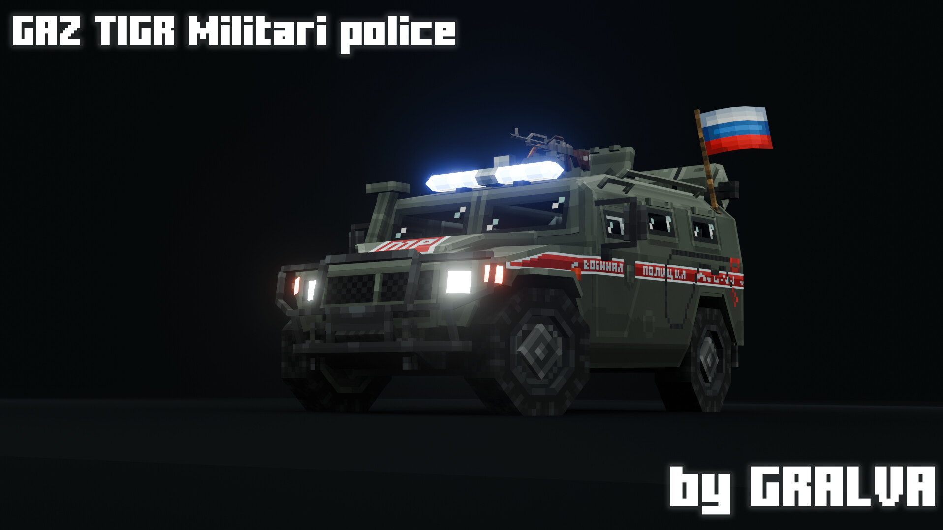ArtStation - GAZ TIGR Military police
