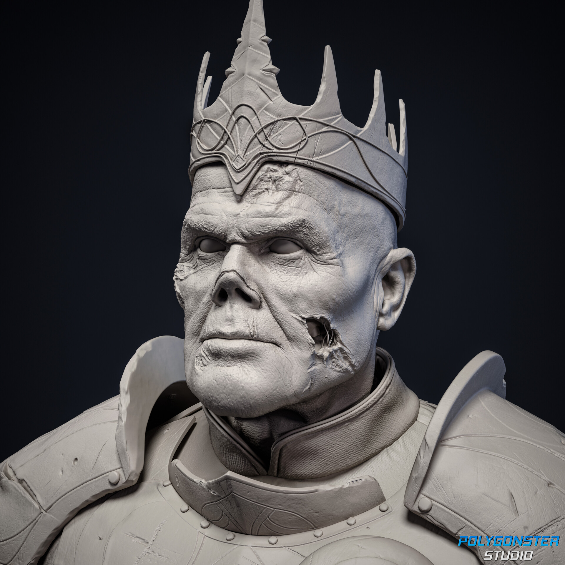 Polygonster Studio - Death knight