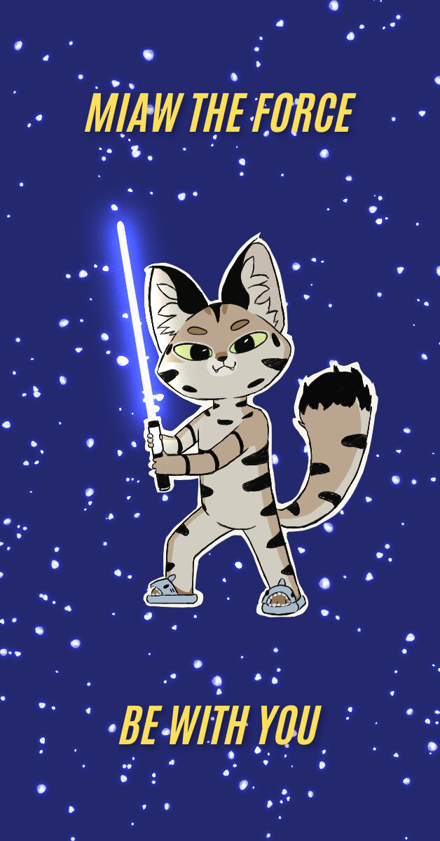 ArtStation - Miaw the force be with you!