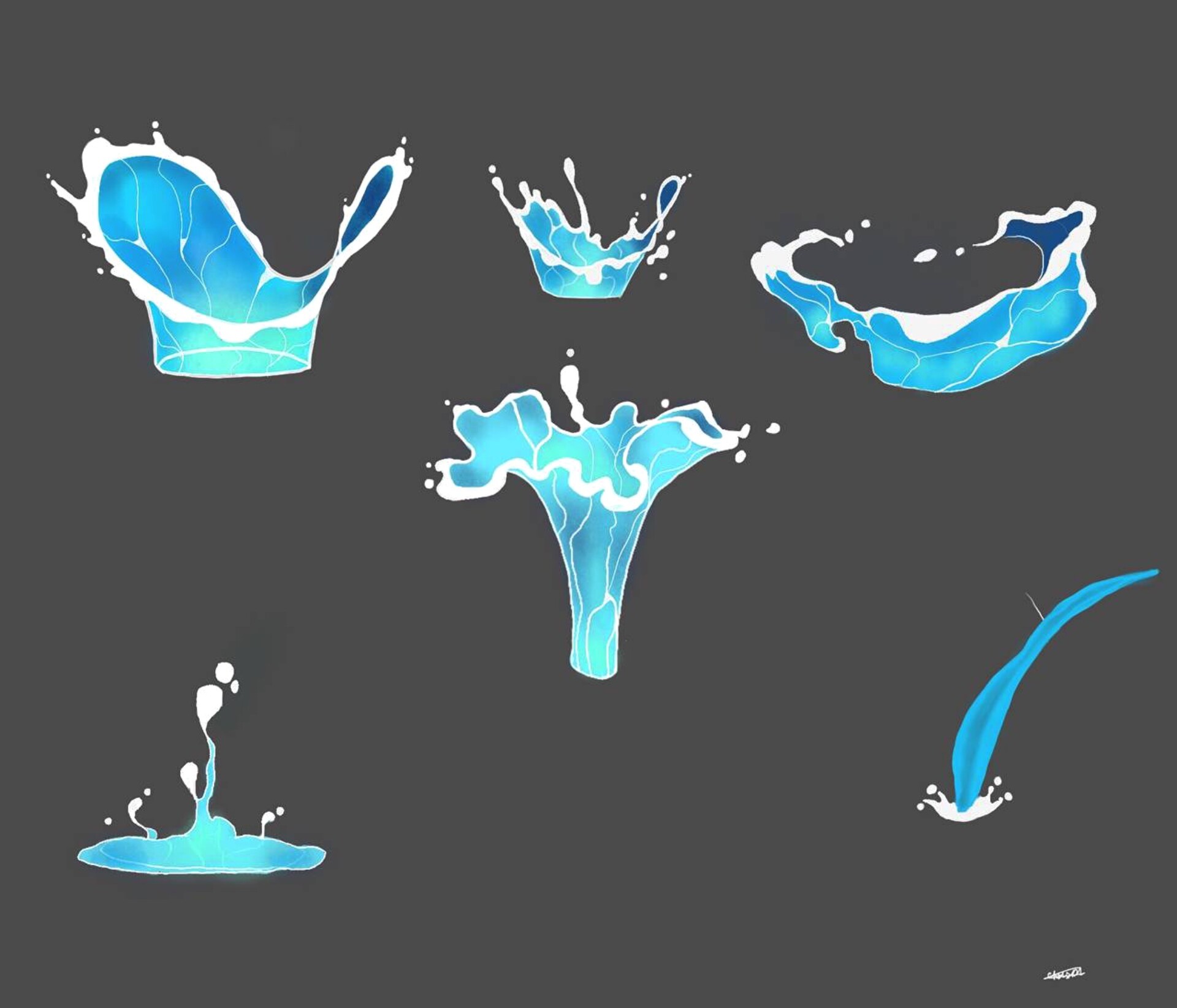 ArtStation - Sketch water 💦