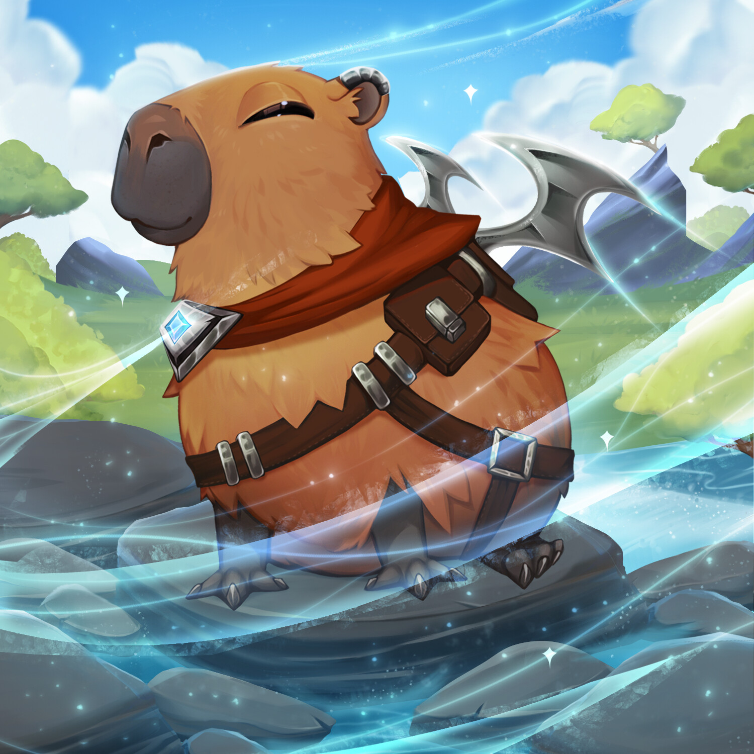 Catalina Pulvirenti - Capybara TFT Fanart