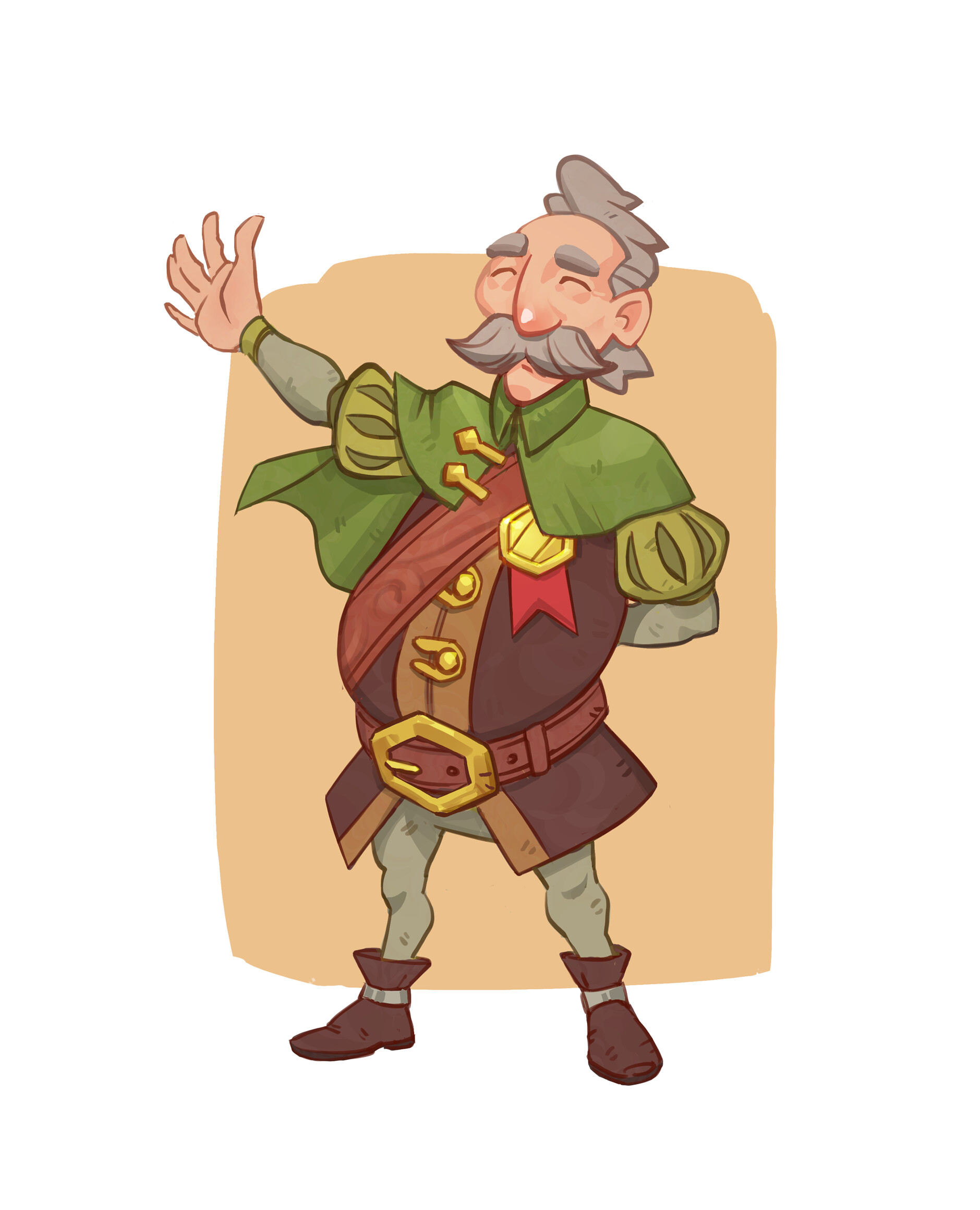 ArtStation - Town mayor character concept
