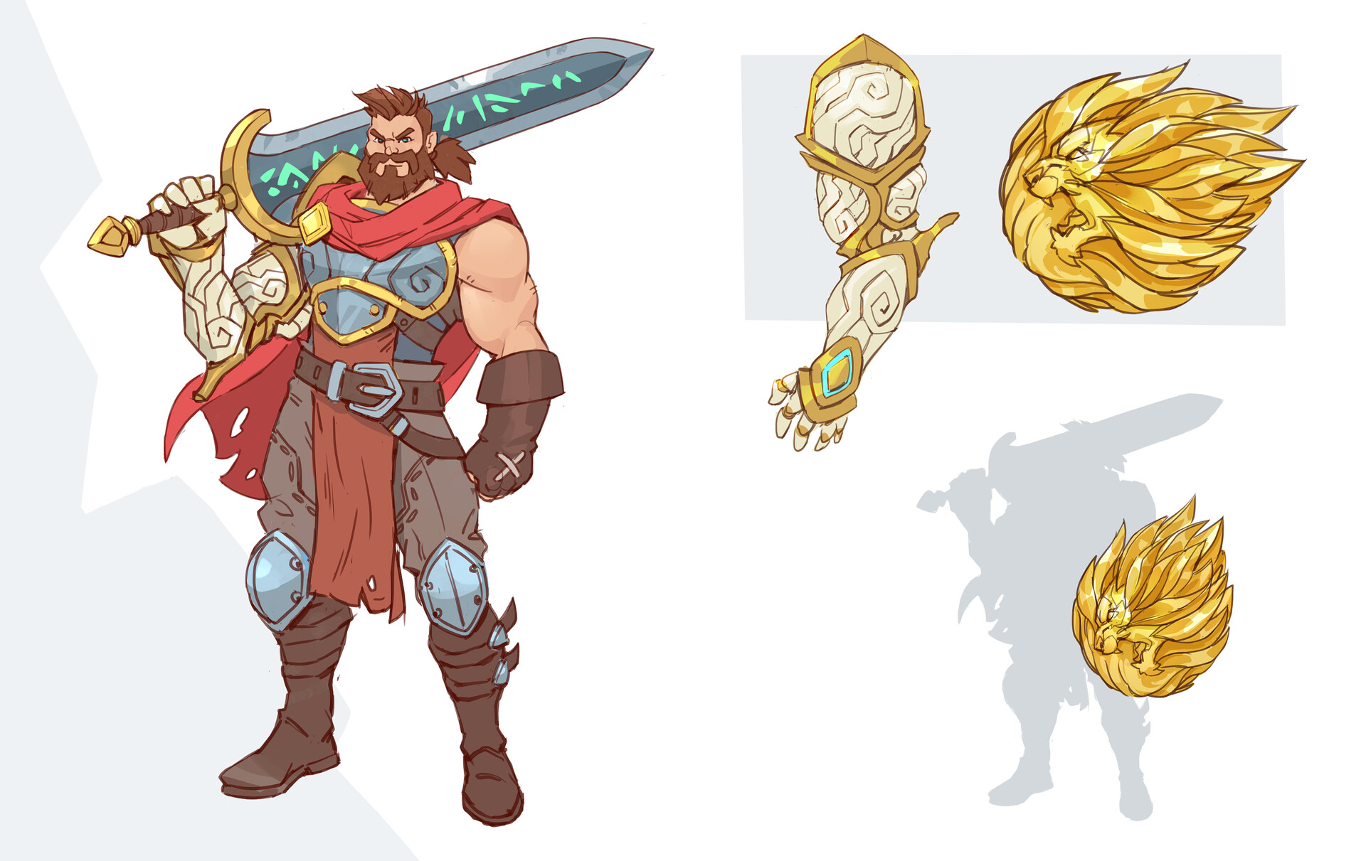 ArtStation - Hero mercenary concept
