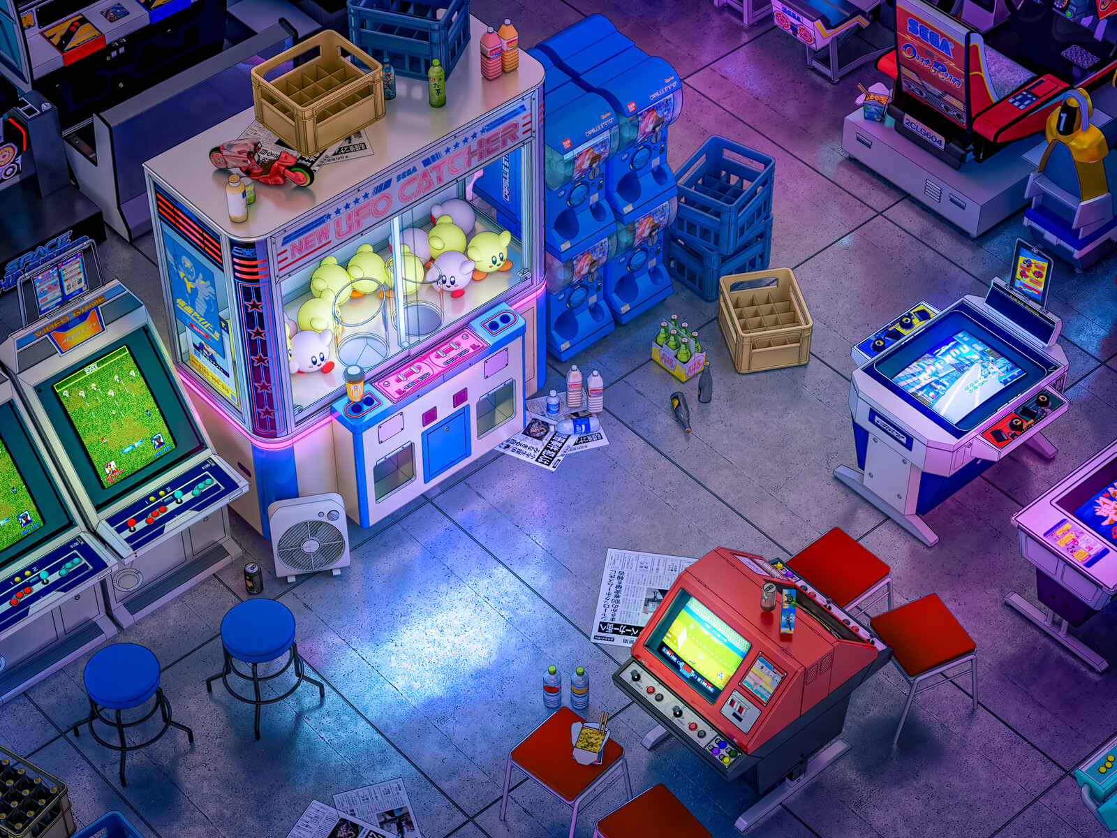 Omorphia Visual - Playing at the arcade? 🕹🎮