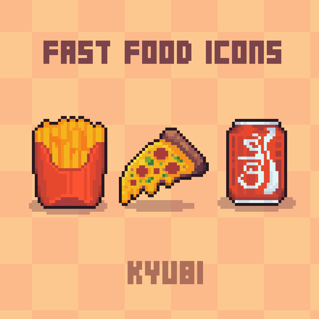 ArtStation - Fast Food Icons