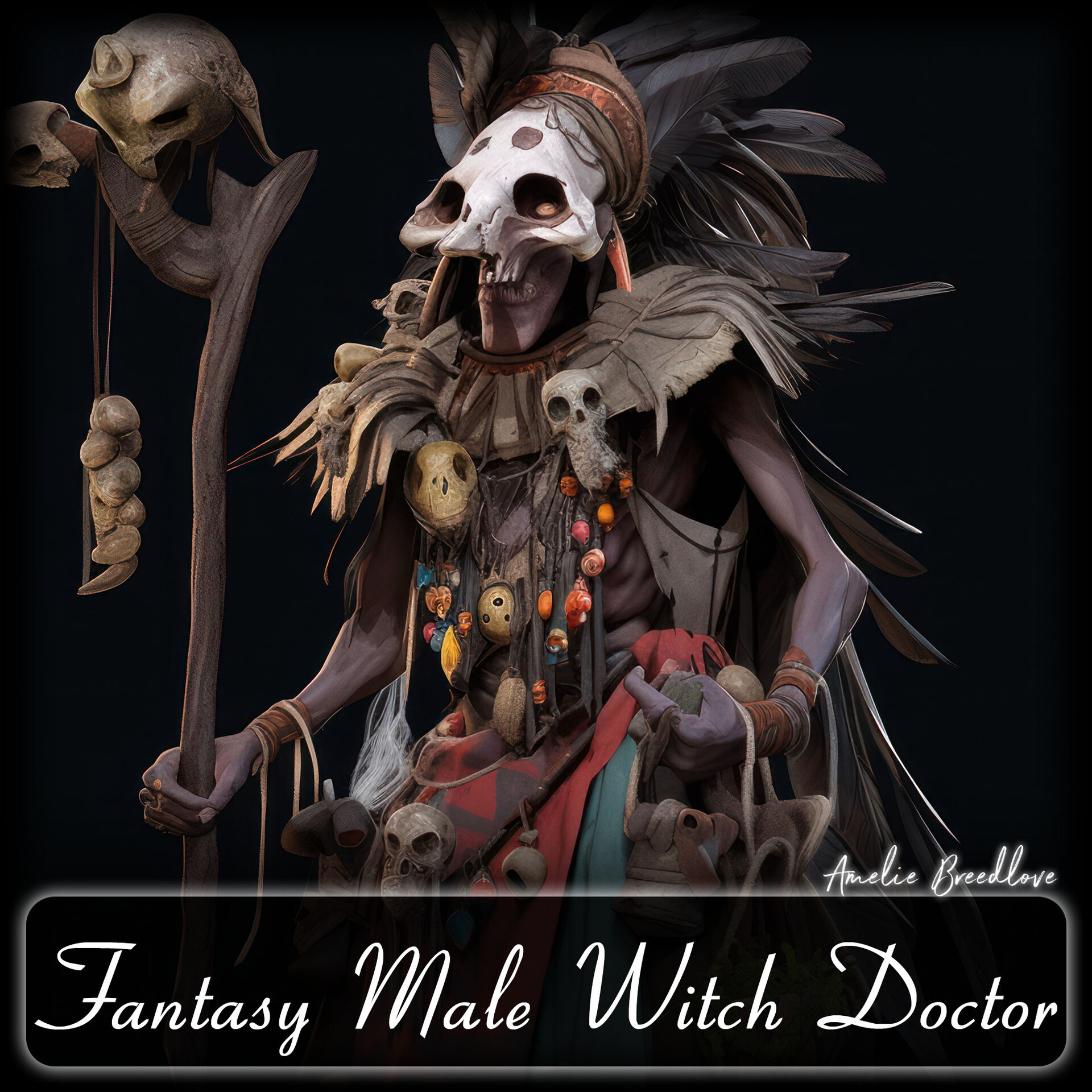 ArtStation - 200 Fantasy Male Witch Doctor Reference Pack | 4K | v.191