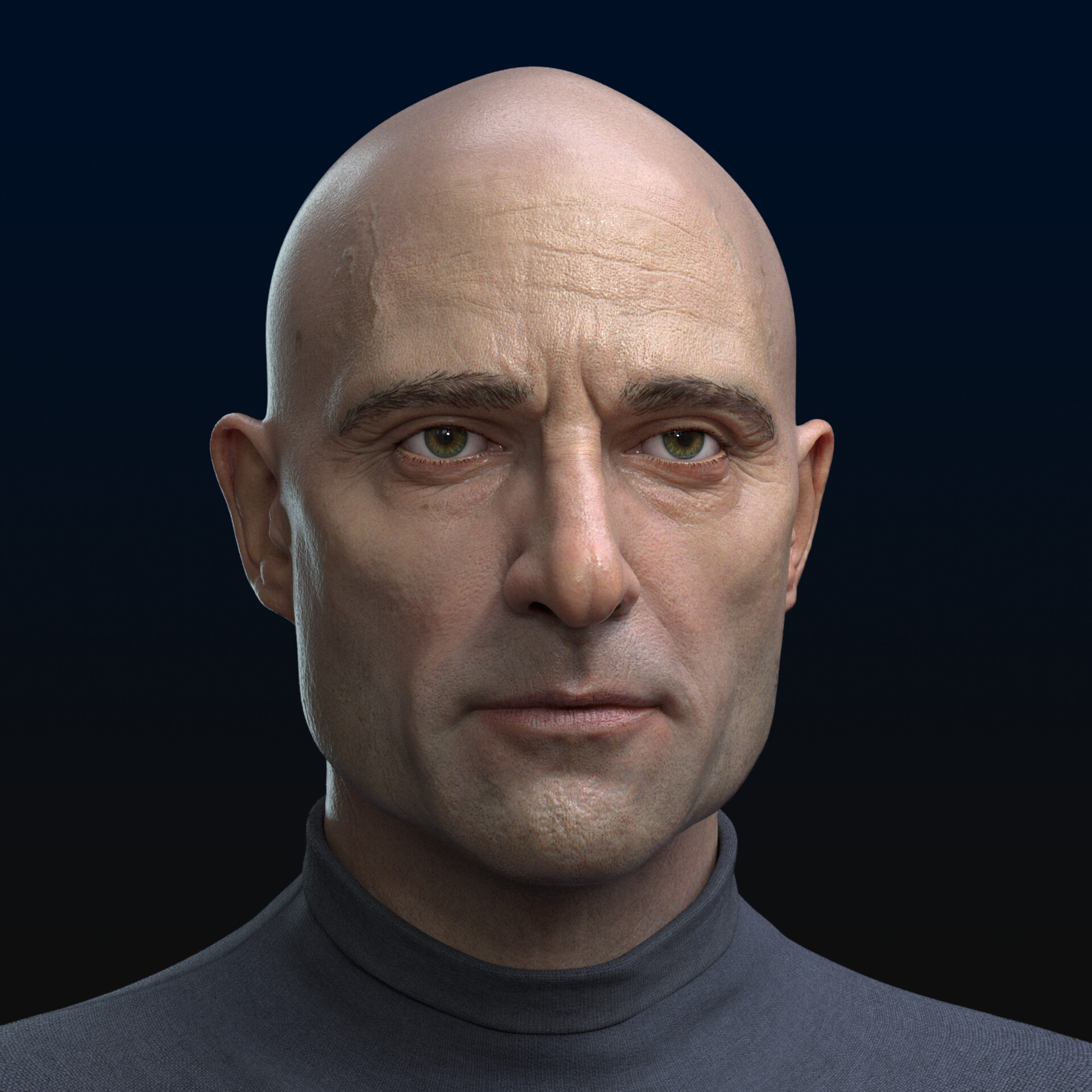ArtStation - Mark Strong Face Practice