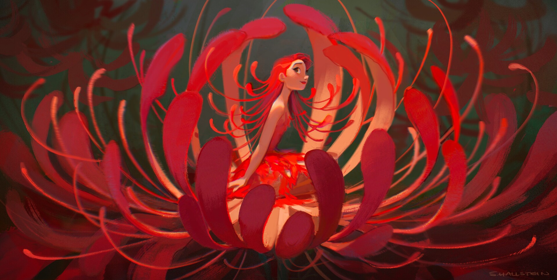 ArtStation - Spider Lily