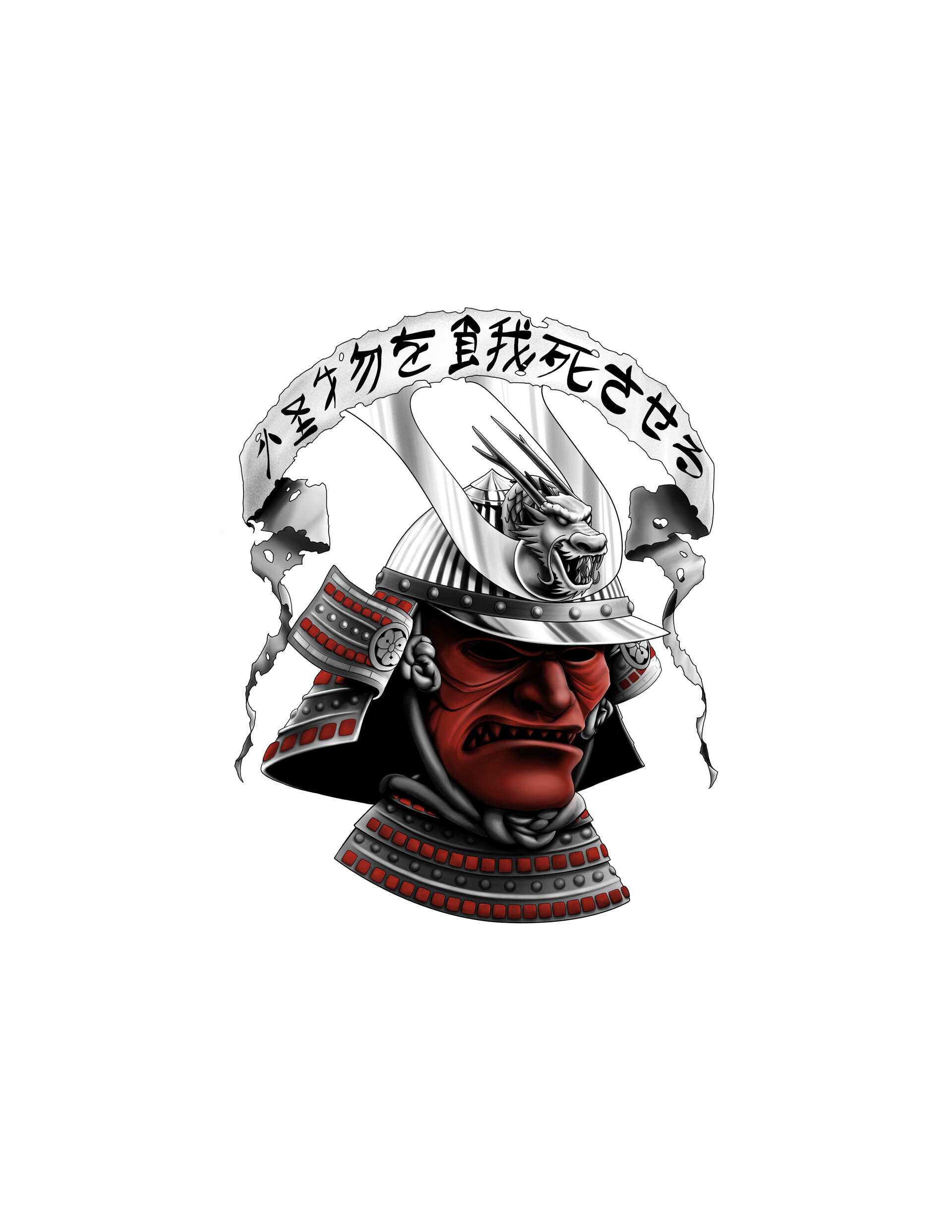 ArtStation - Kabuto Tattoo Design