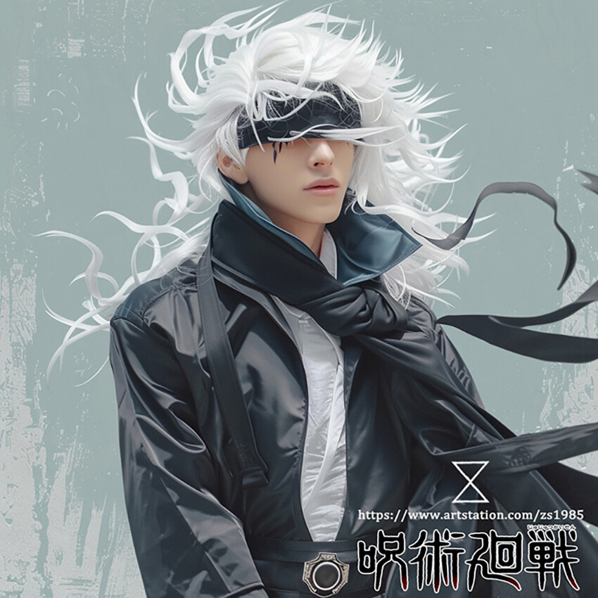 ArtStation - 五条悟的凌乱-(by-ruoxin zhang)