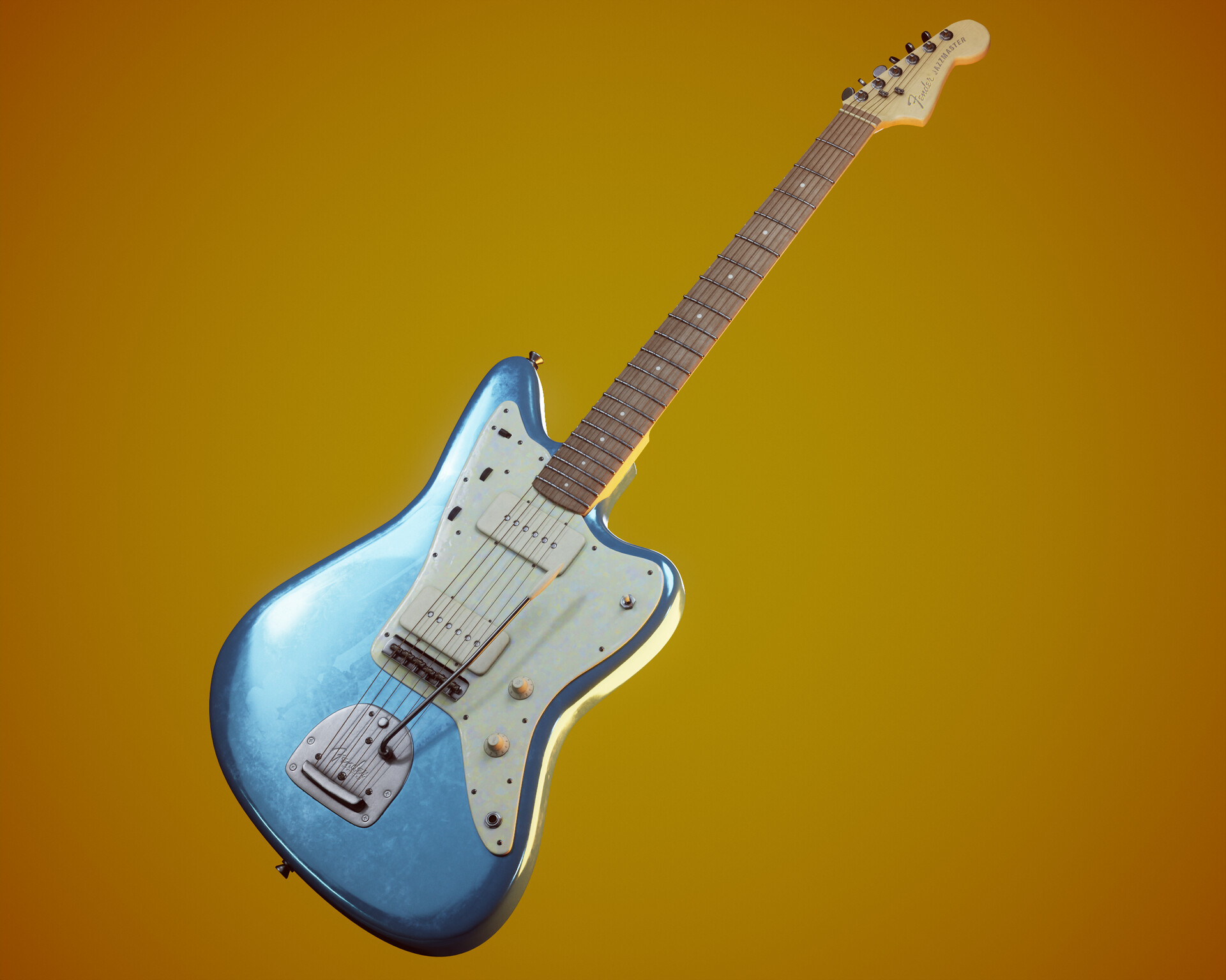 ArtStation - FENDER JAZZMASTER | 3D MODEL