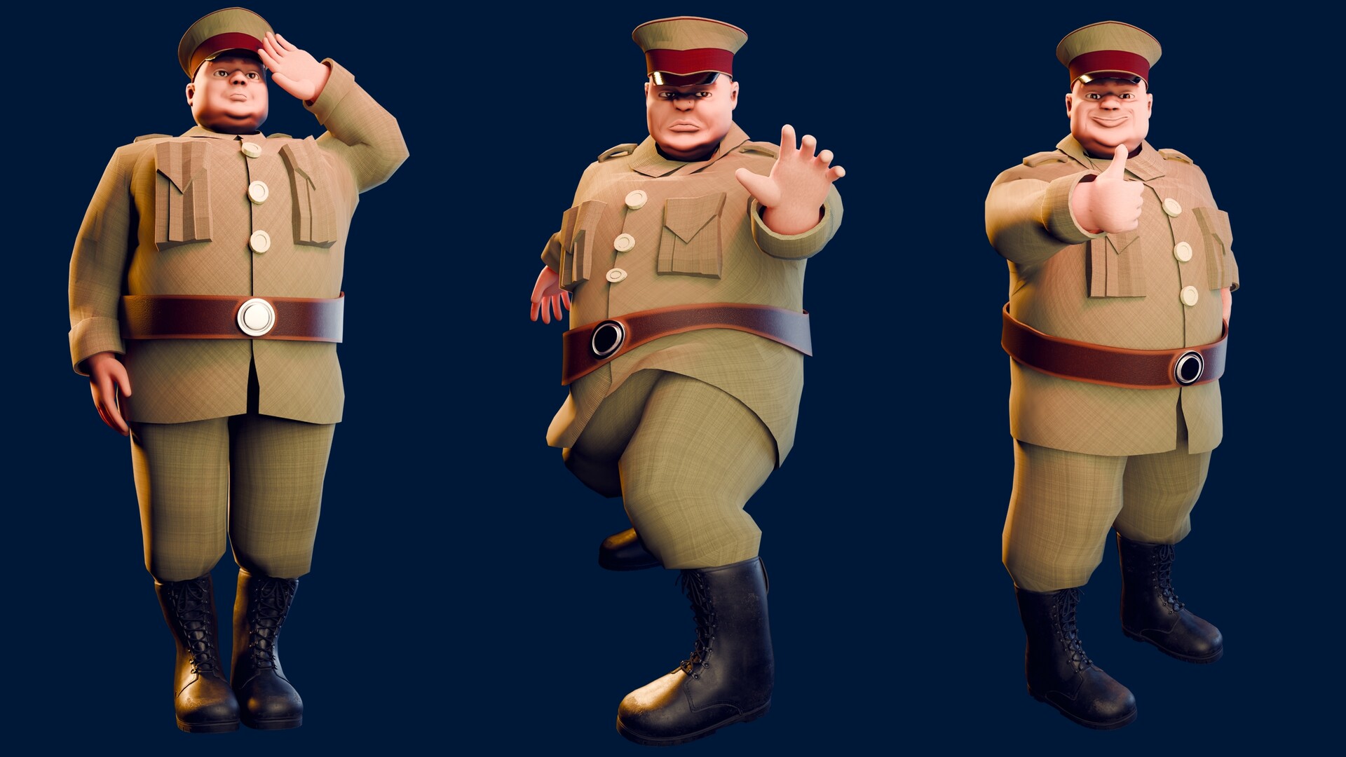 ArtStation - The Fat Soldier