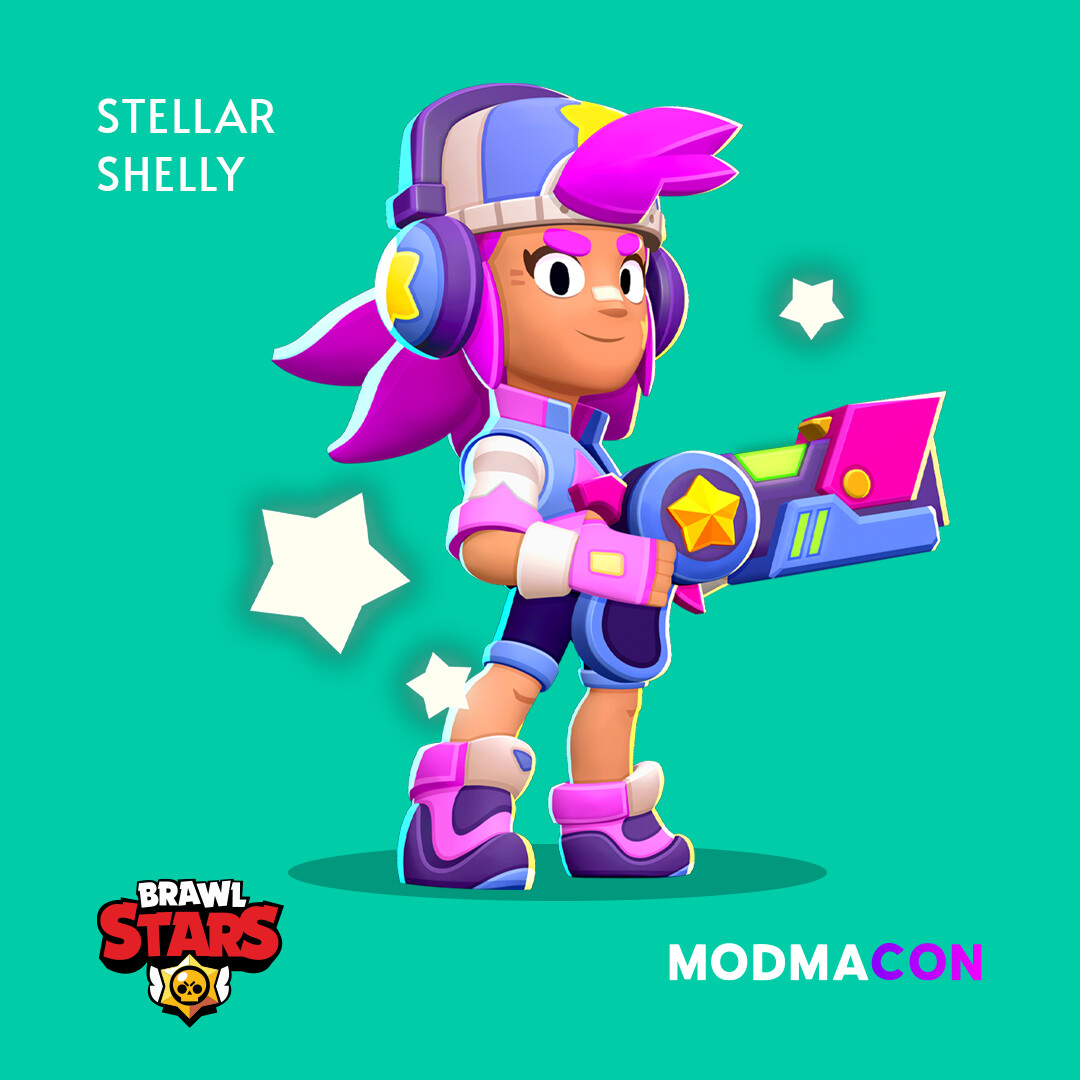 ArtStation - STELLAR SHELLY: BRAWL STARS