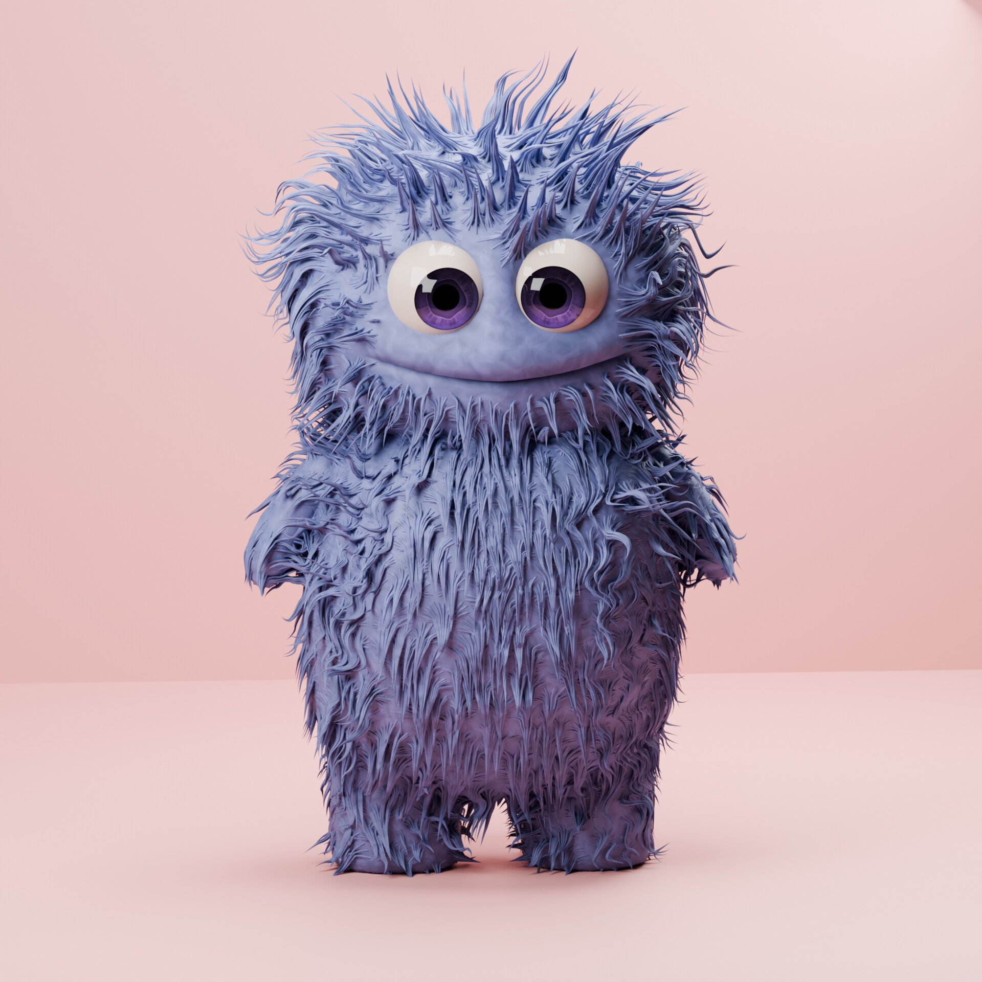 ArtStation - The Wet Fluffy Monster