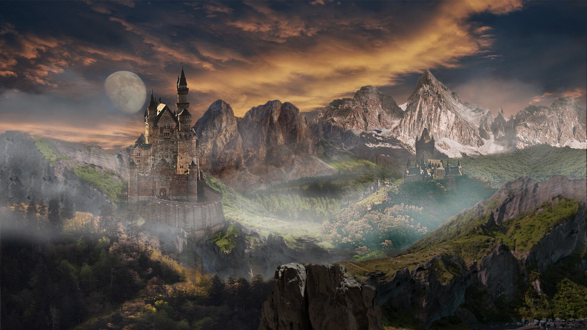 ArtStation - Practice n. 1. Realm of the Ancients