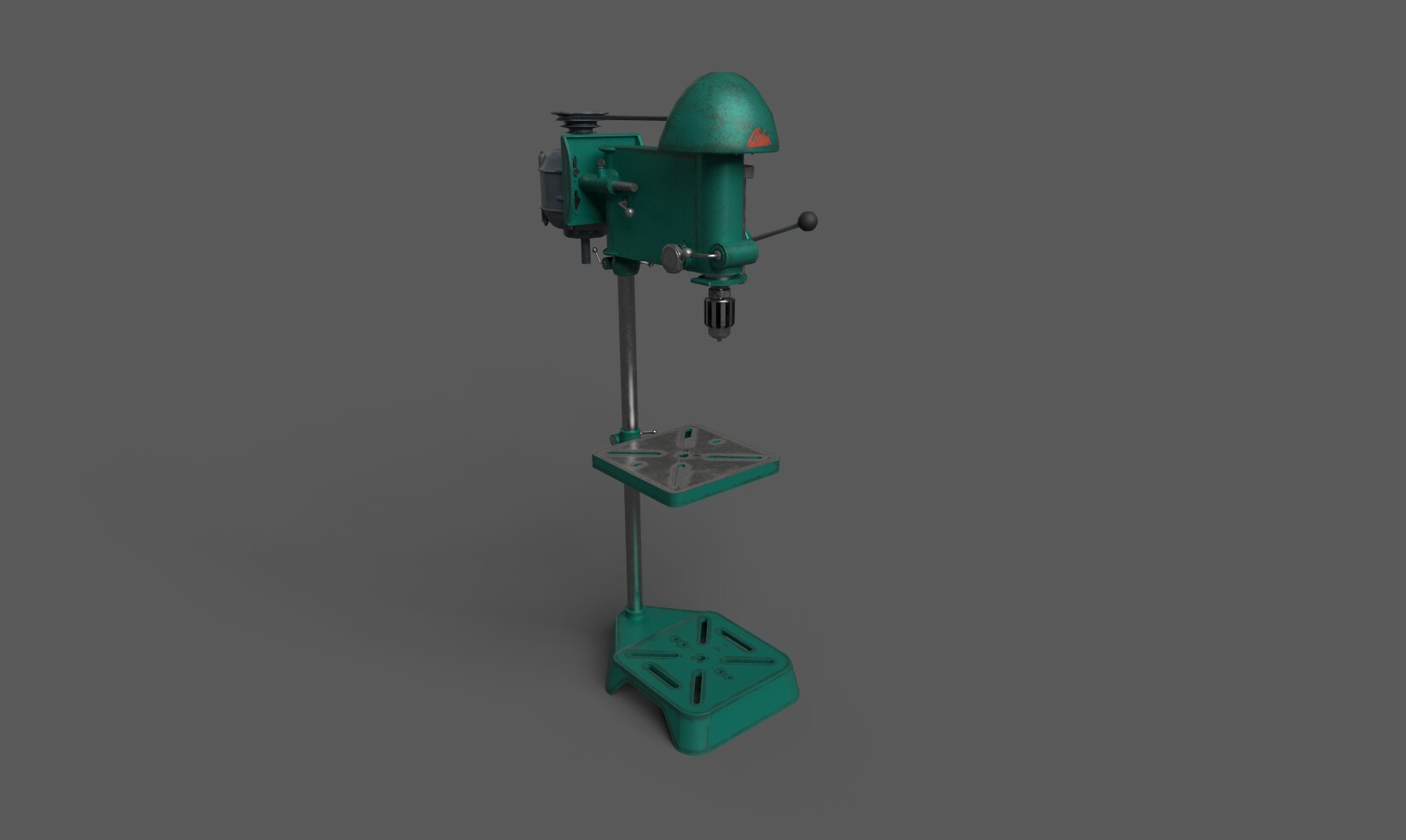 ArtStation - 1950's Atlas Drill Press | 3D Model