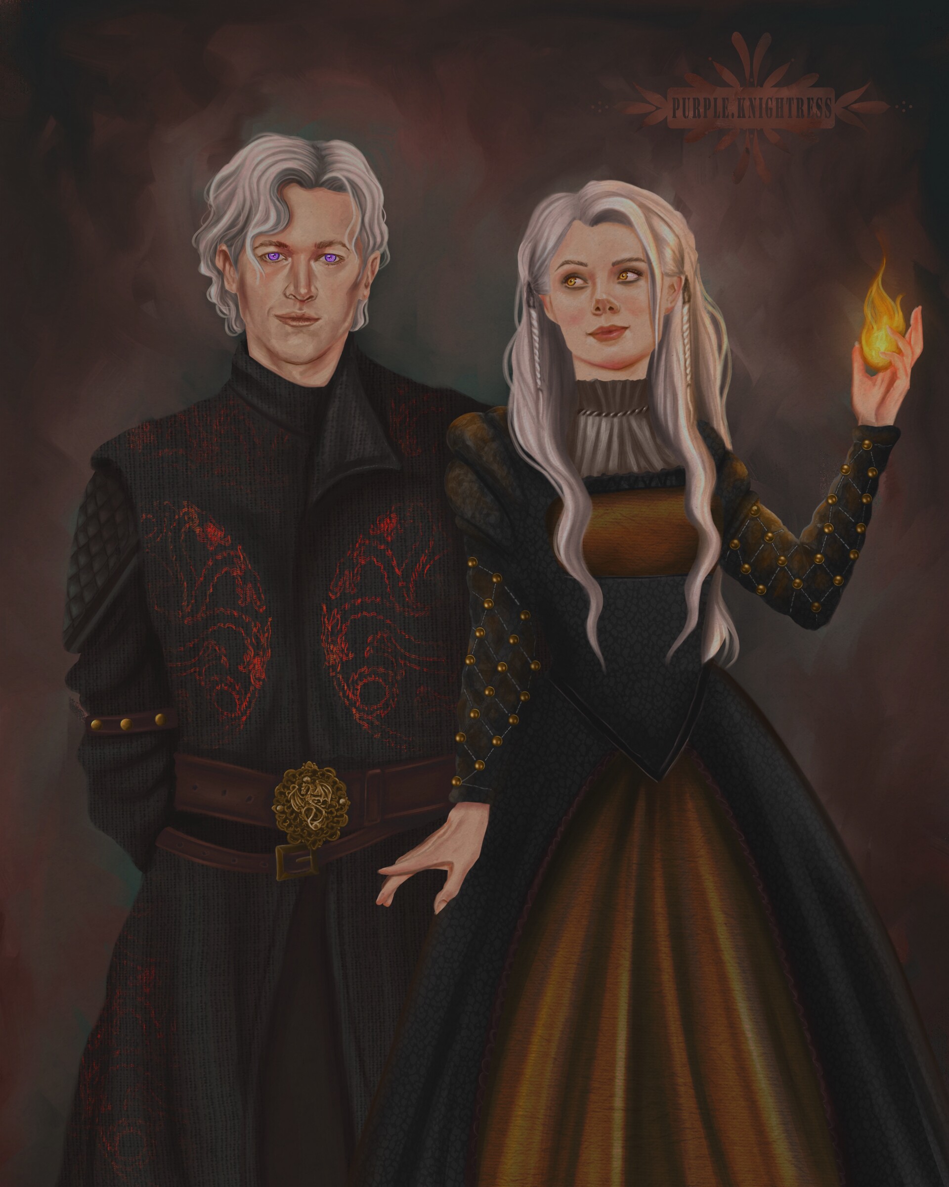 ArtStation - Commission: Targaryen OC x Daeron