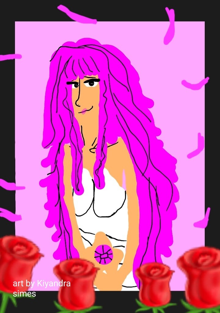 how to draw rose quartz hair