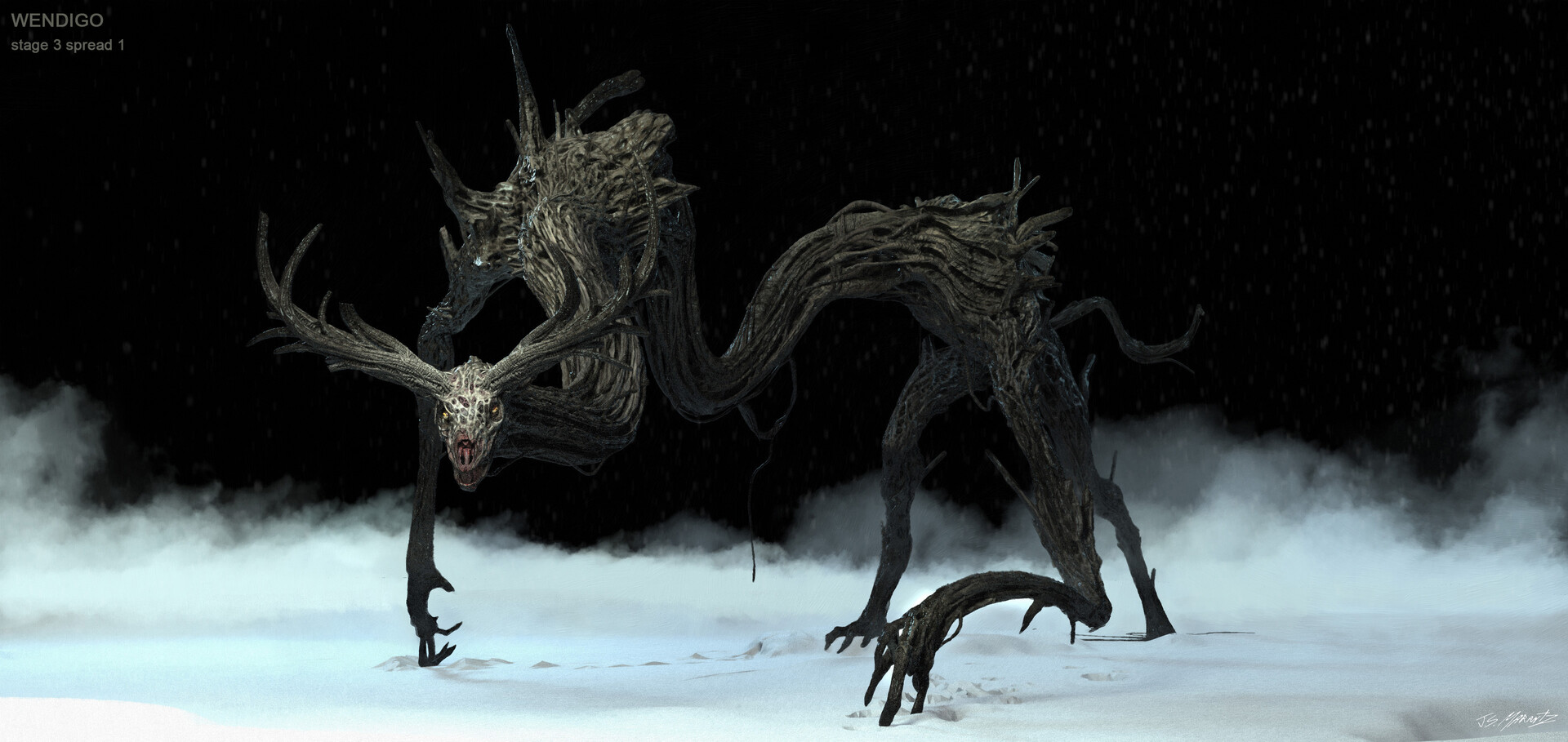 ArtStation - Wendigo Creature
