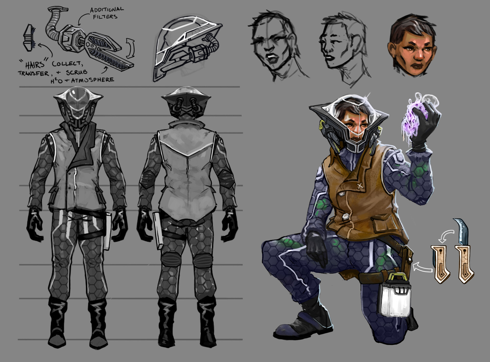 ArtStation - SOLARIUM- Character Redesign