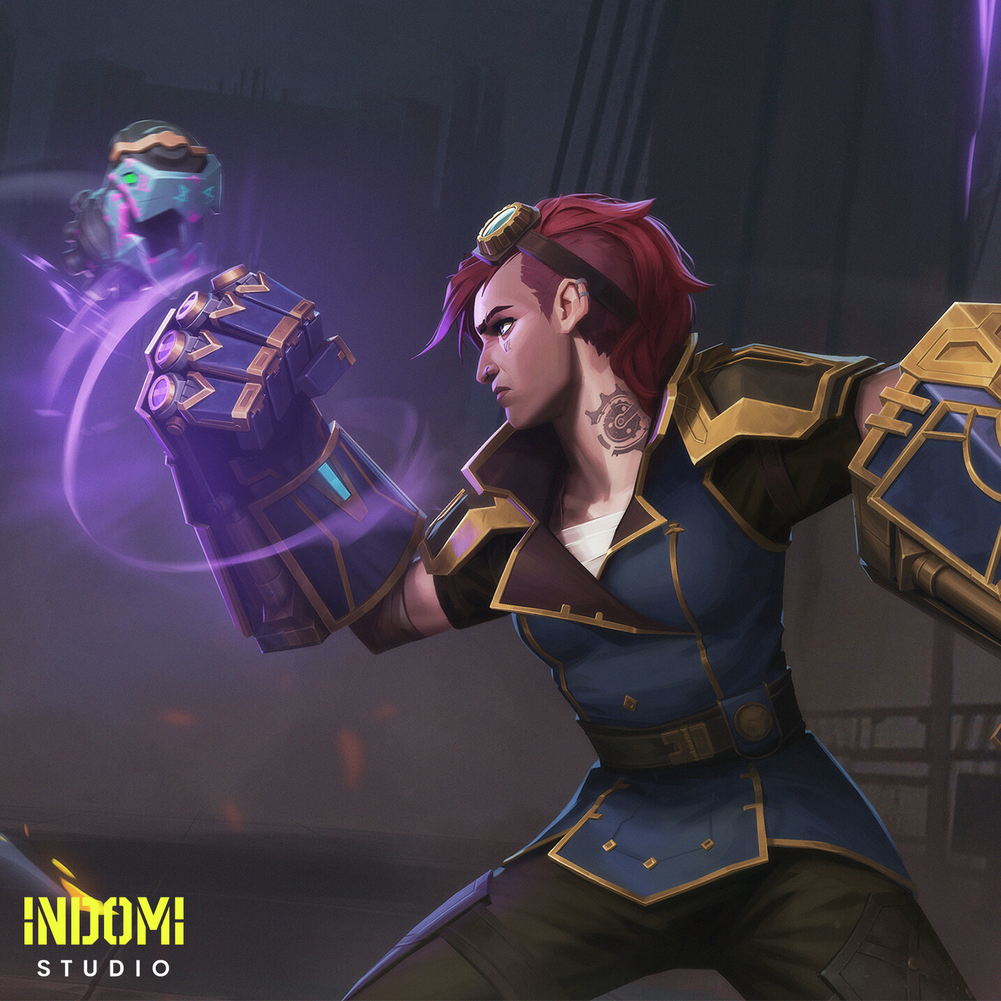 ArtStation - Arcane Fan Art: Vi vs Jinx