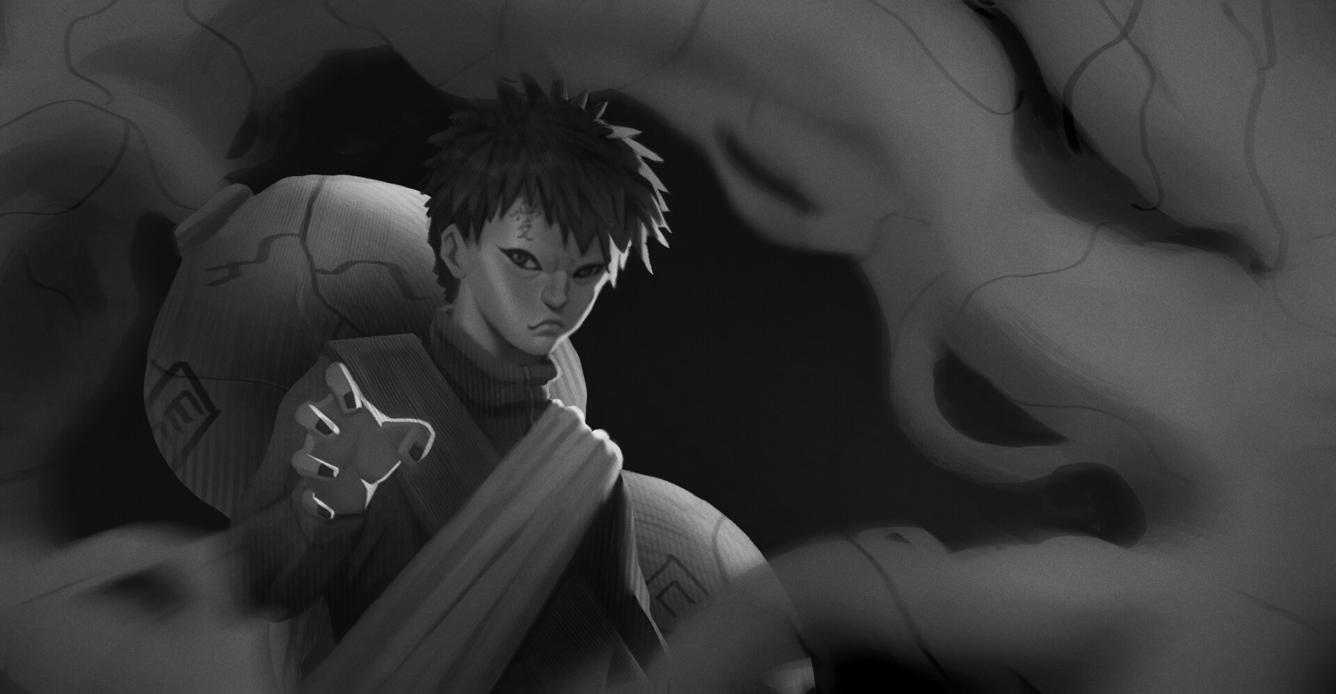 ArtStation - Gaara of the sand