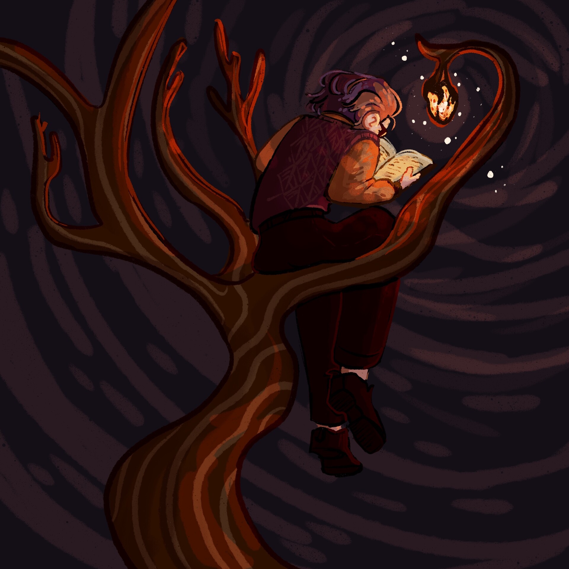 ArtStation - Reading Tree
