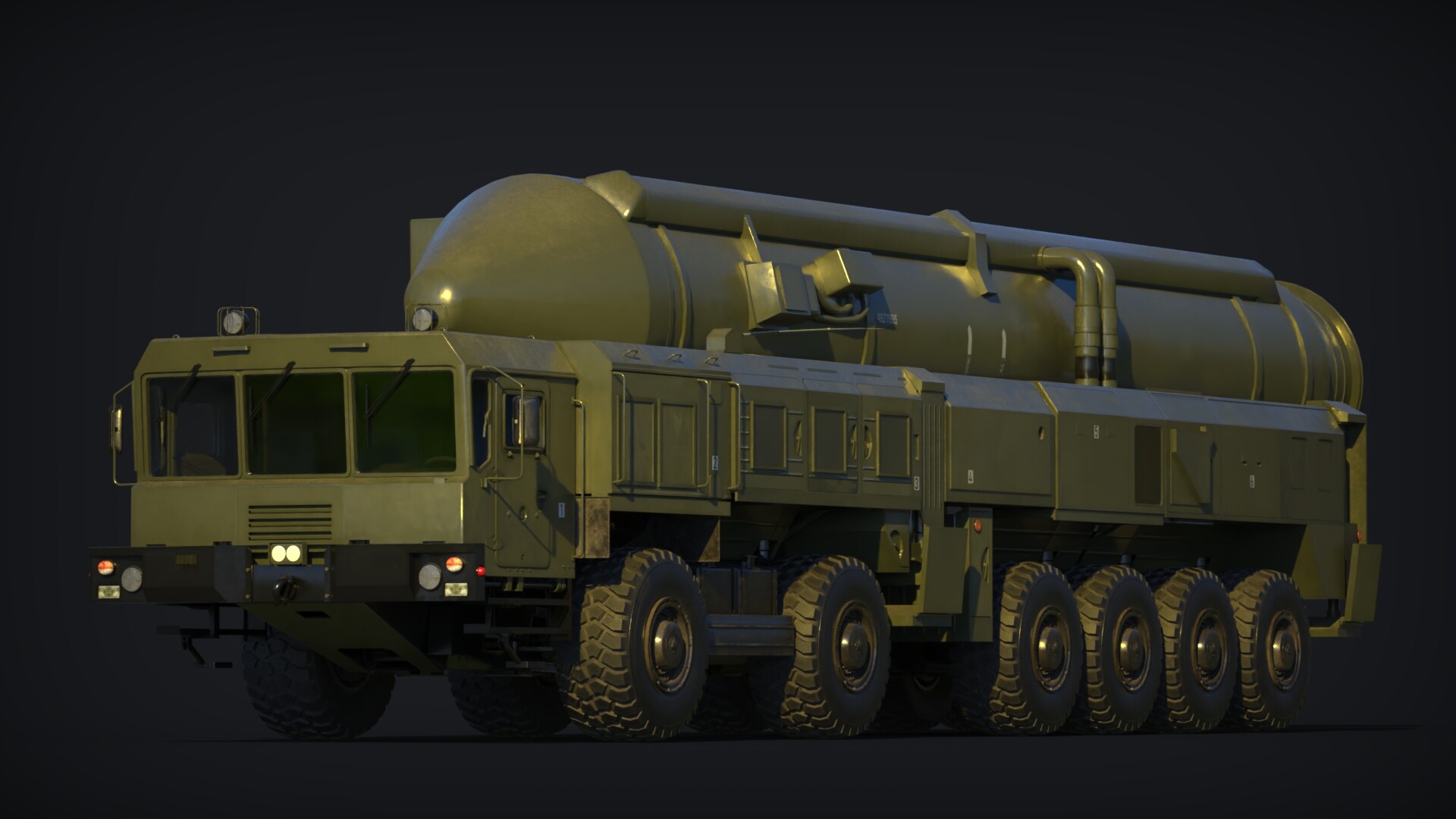 ArtStation - RS-26 Oreshnik Rubezh IRBM