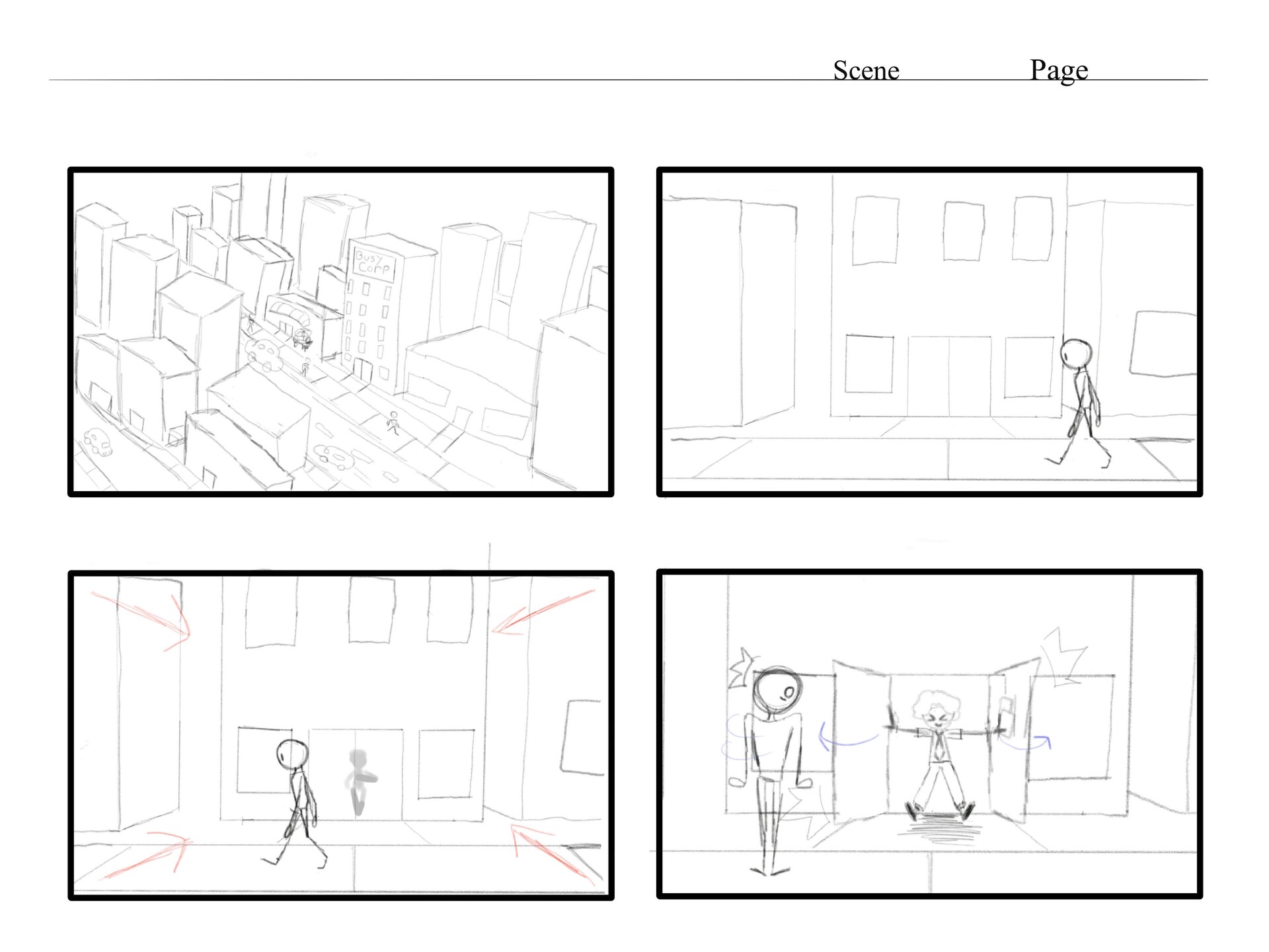 ArtStation - Critter: Storyboard Thumbnails