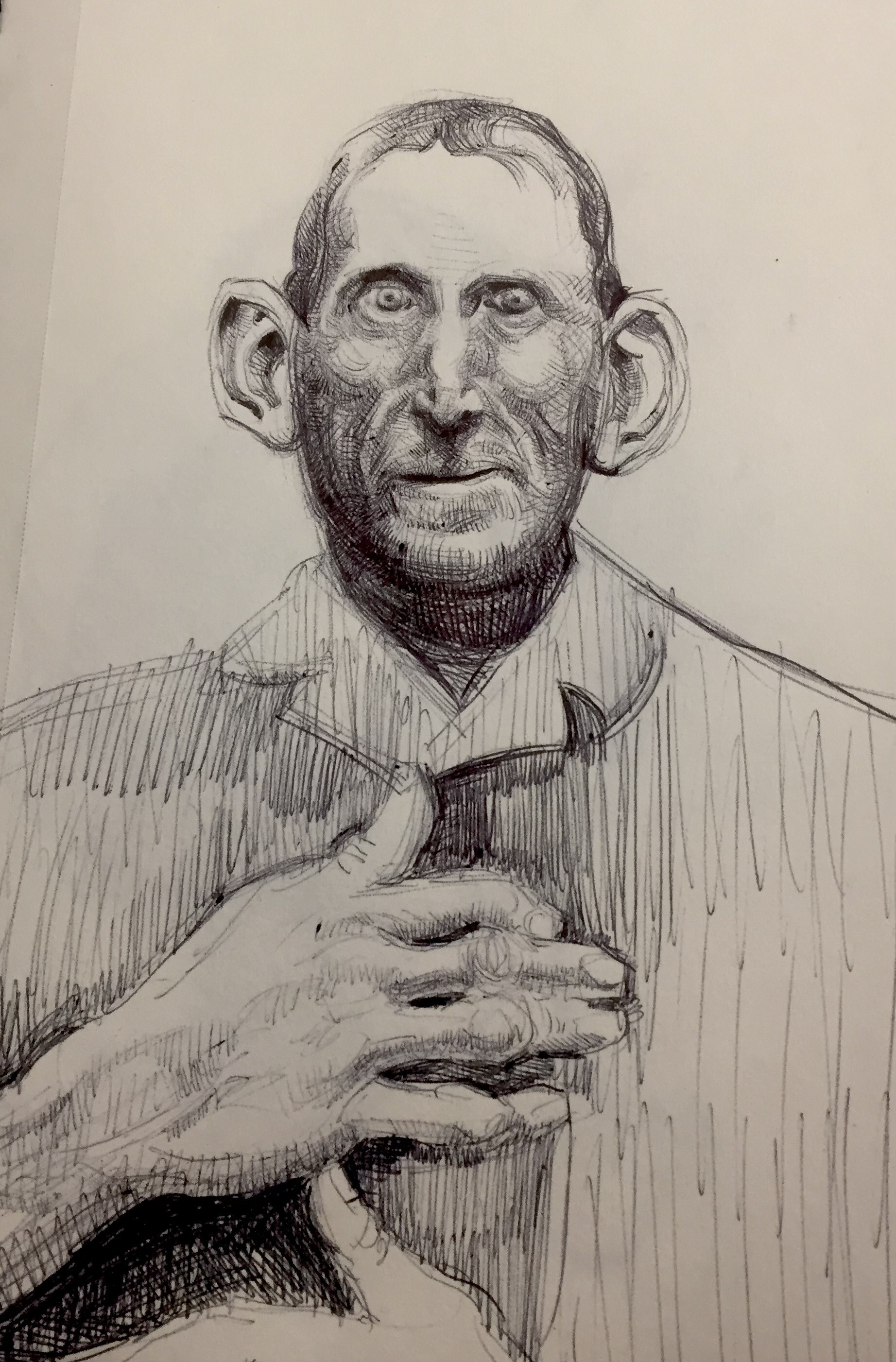 ArtStation - Portrait Sketch of Prisoner