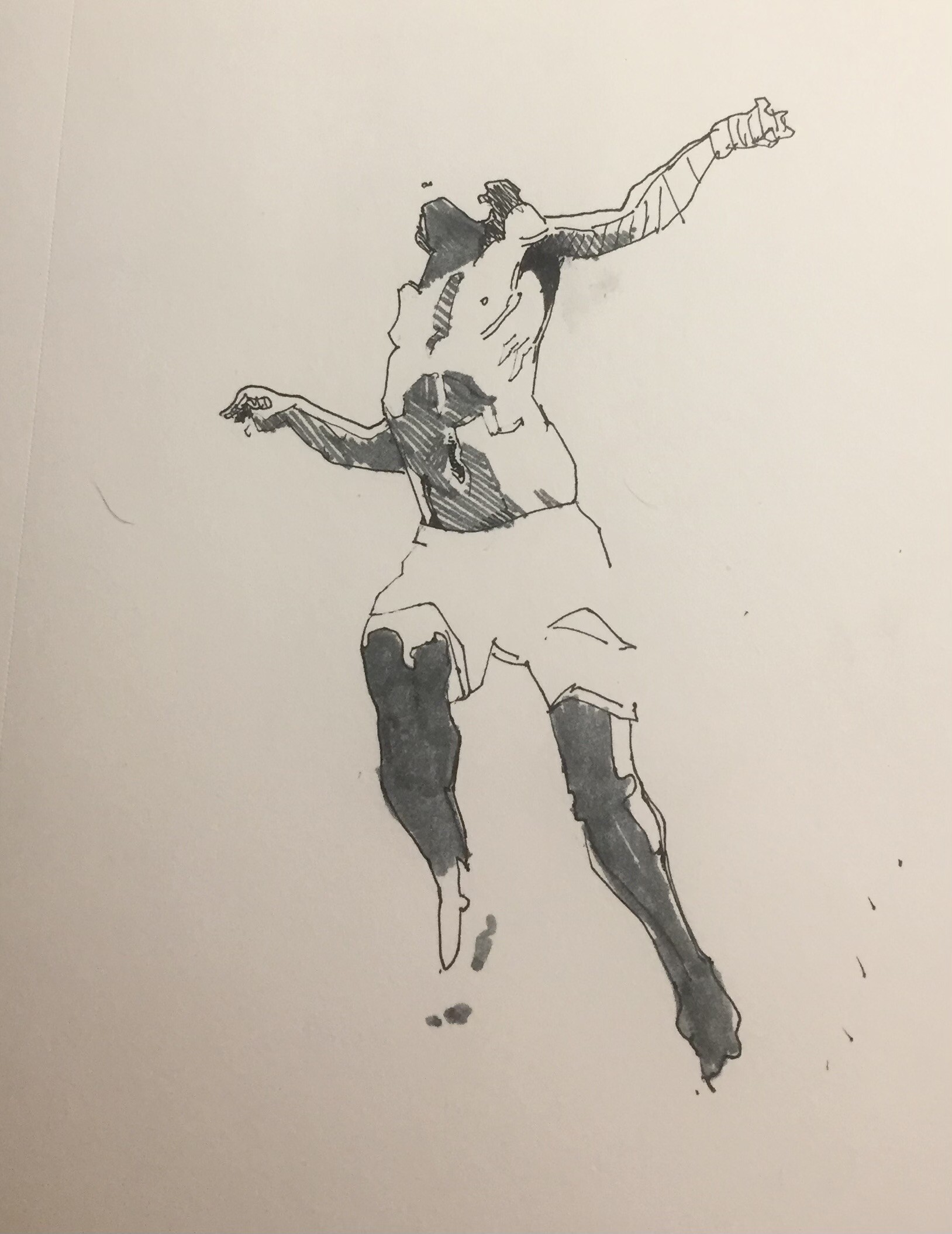 ArtStation - Falling Sketch