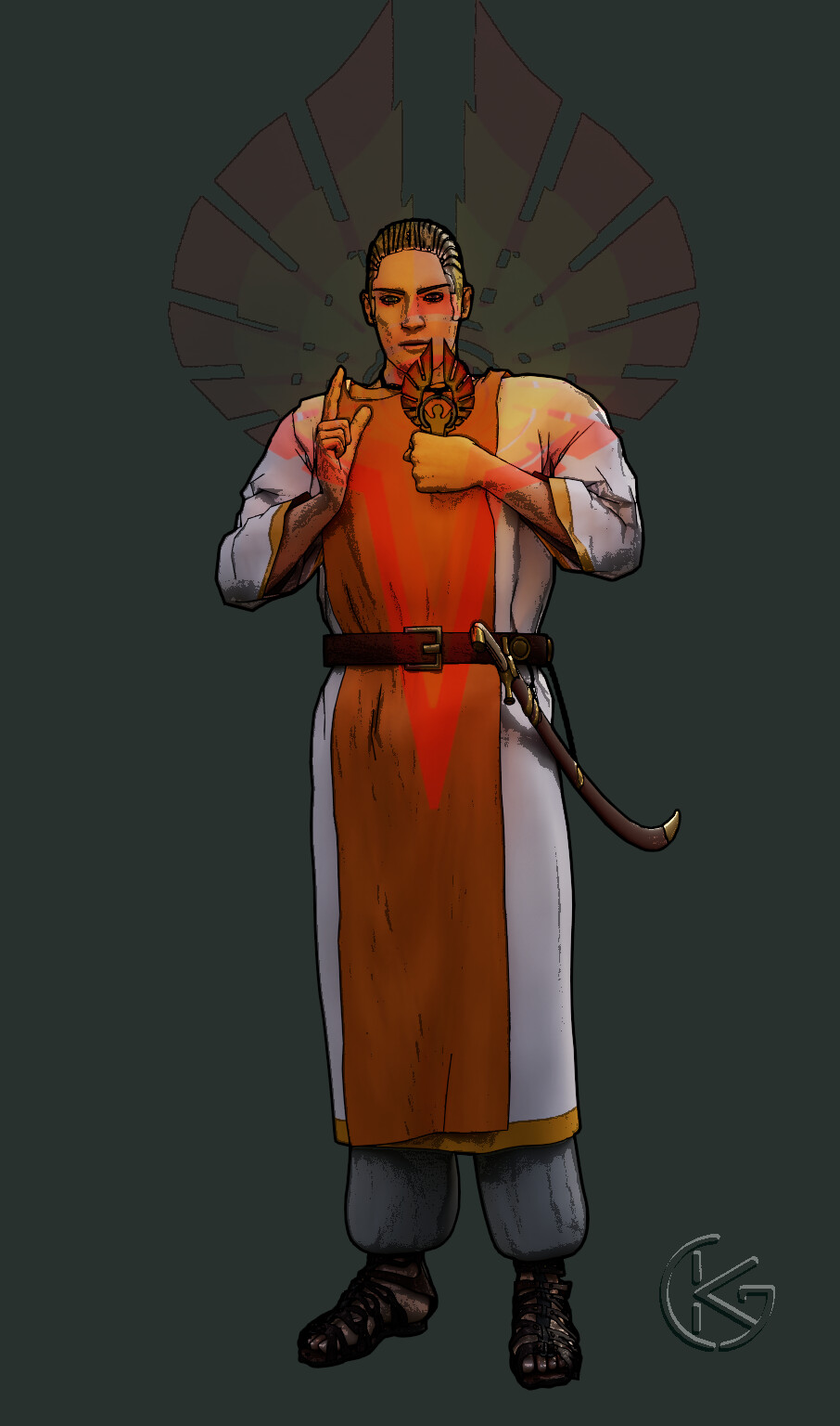 ArtStation - Cleric of Sarenrae