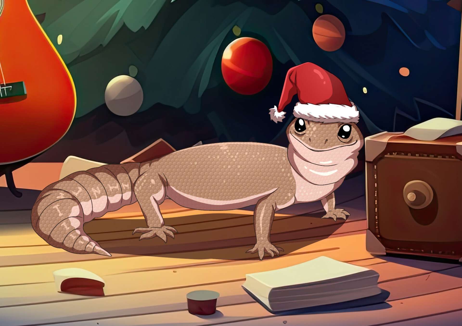 ArtStation - 2D Character Art (Leopard gecko)