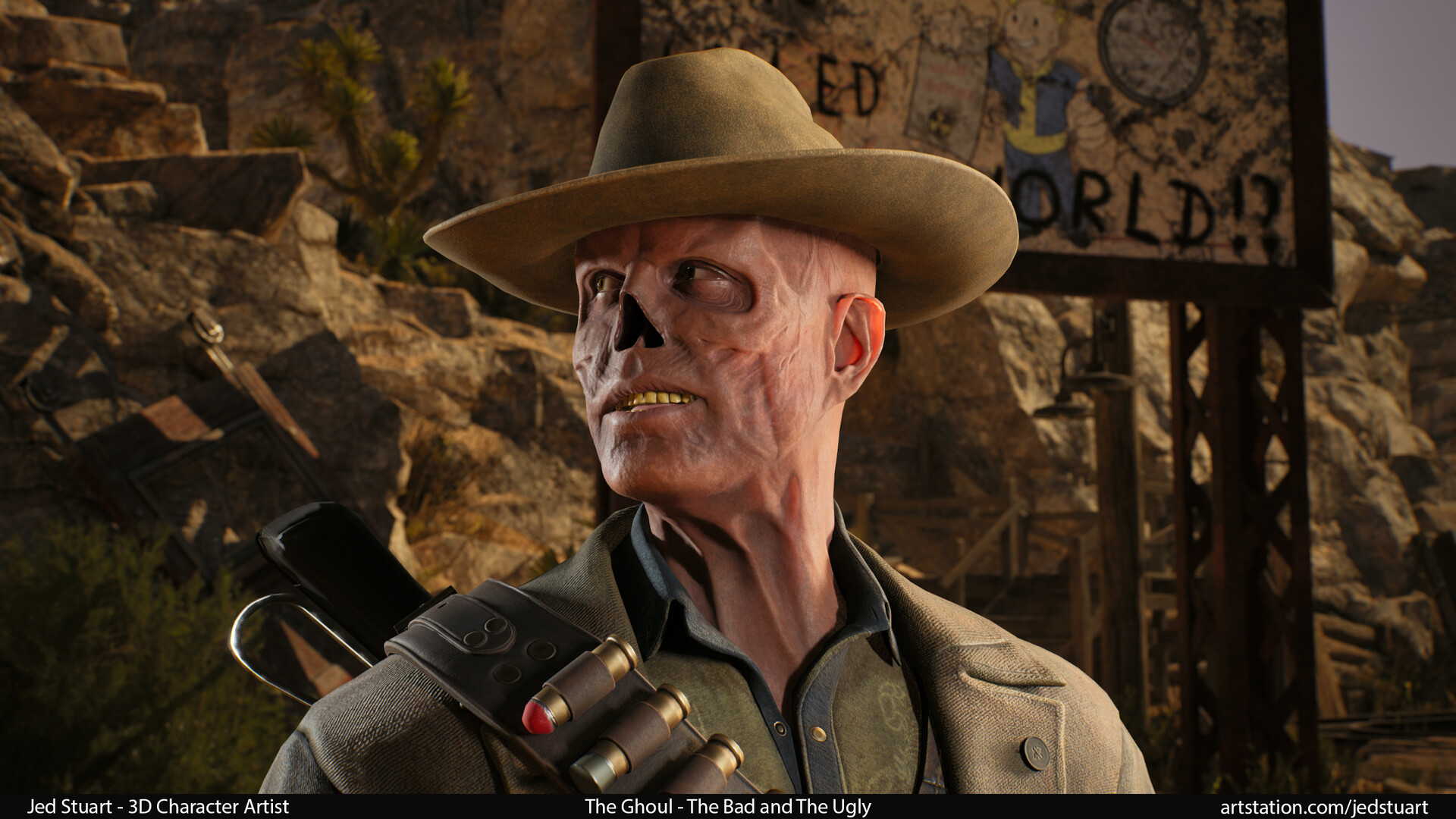 Jed Stuart - The Ghoul: The Bad and The Ugly (Fallout TV Fanart)