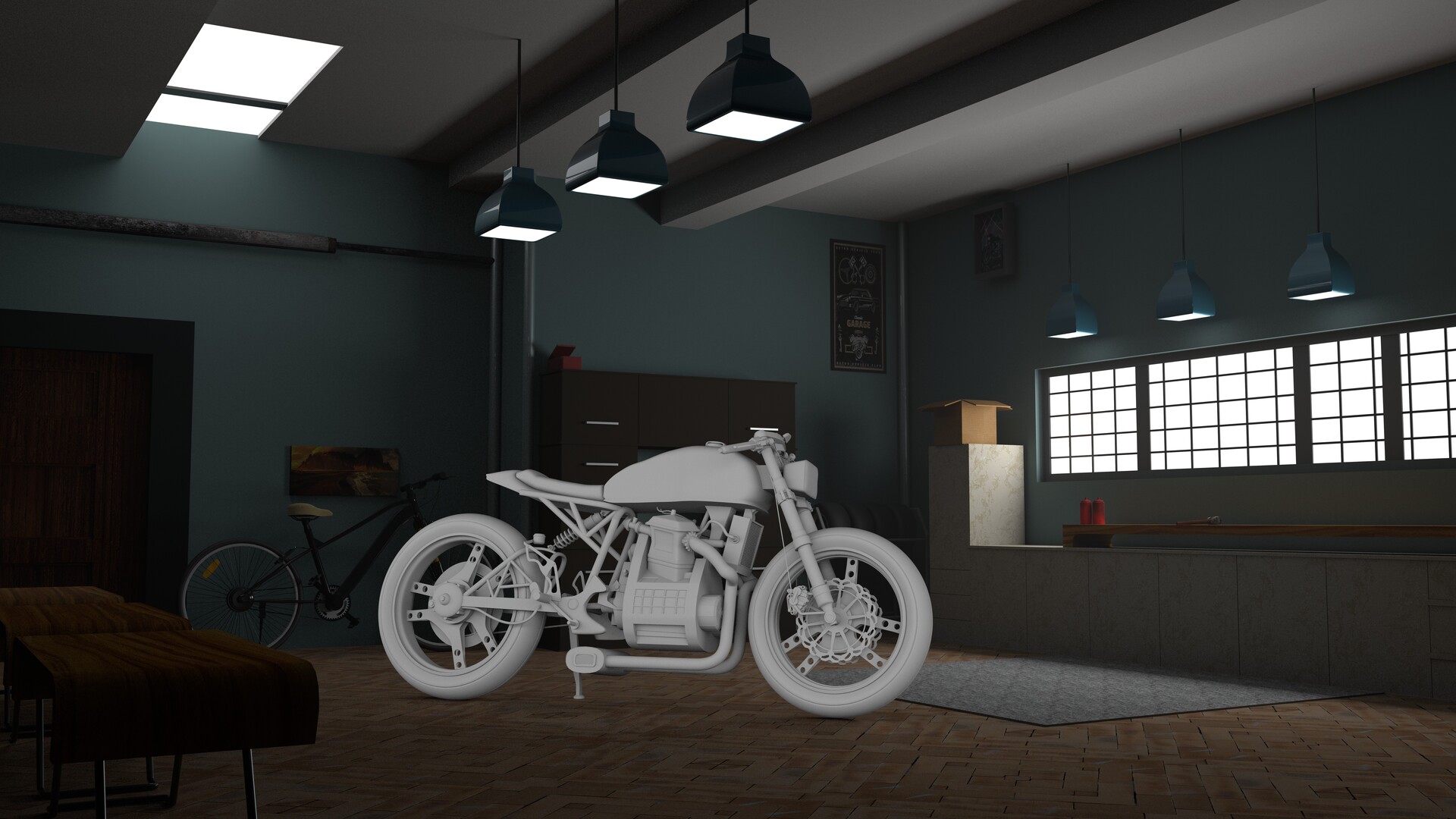 ArtStation - Aesthetic Workshop or Garage