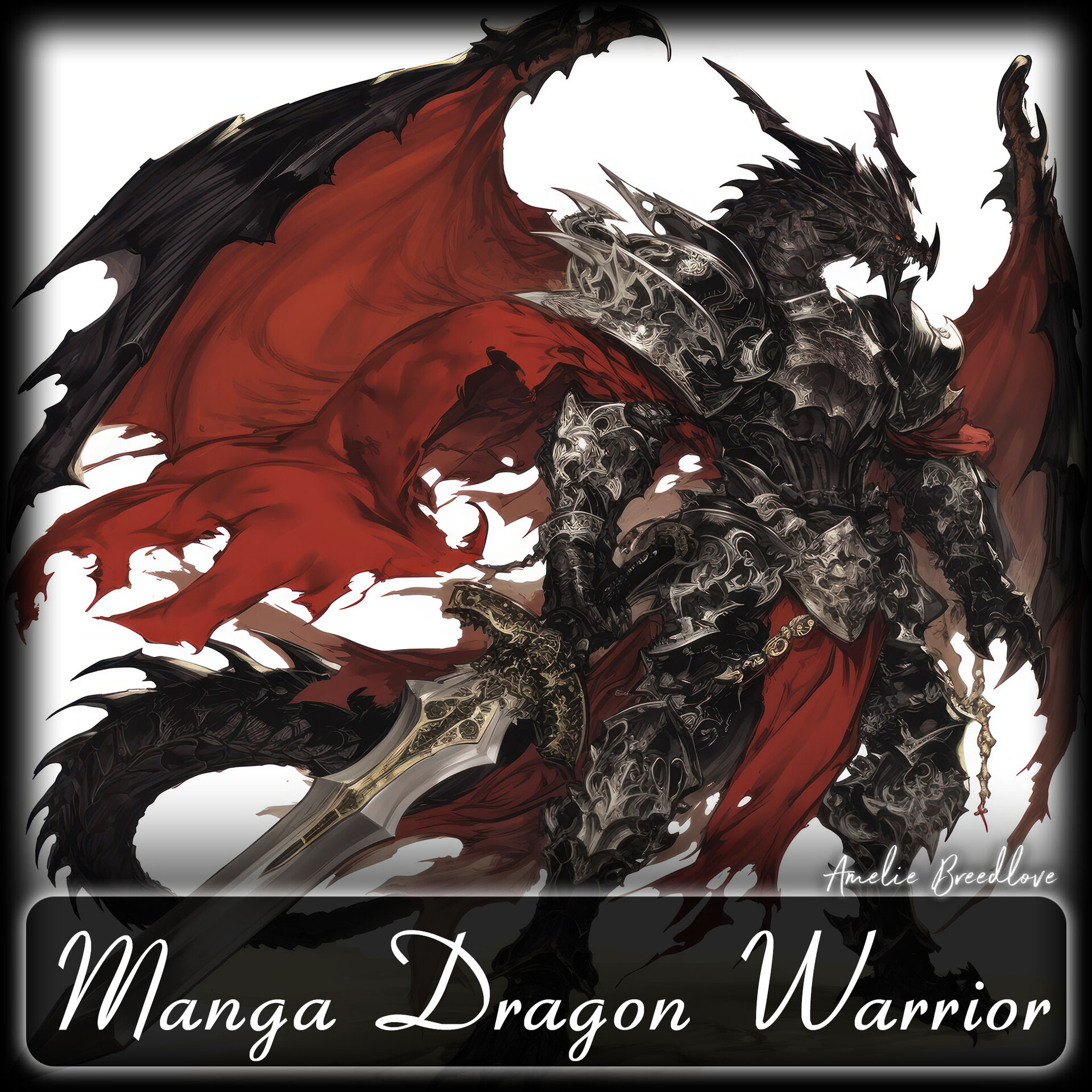 ArtStation - 200 Manga Dragon Warrior (Full Body) Reference Pack | 4K | v.6